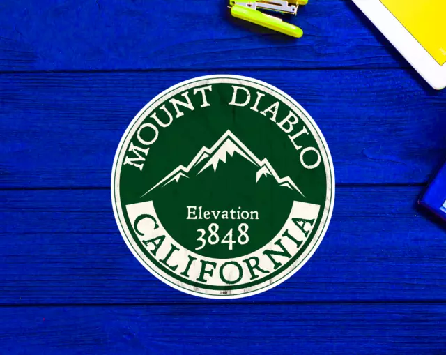 Mount Diablo California Decal Sticker Contra Costa San Francisco Phone ...