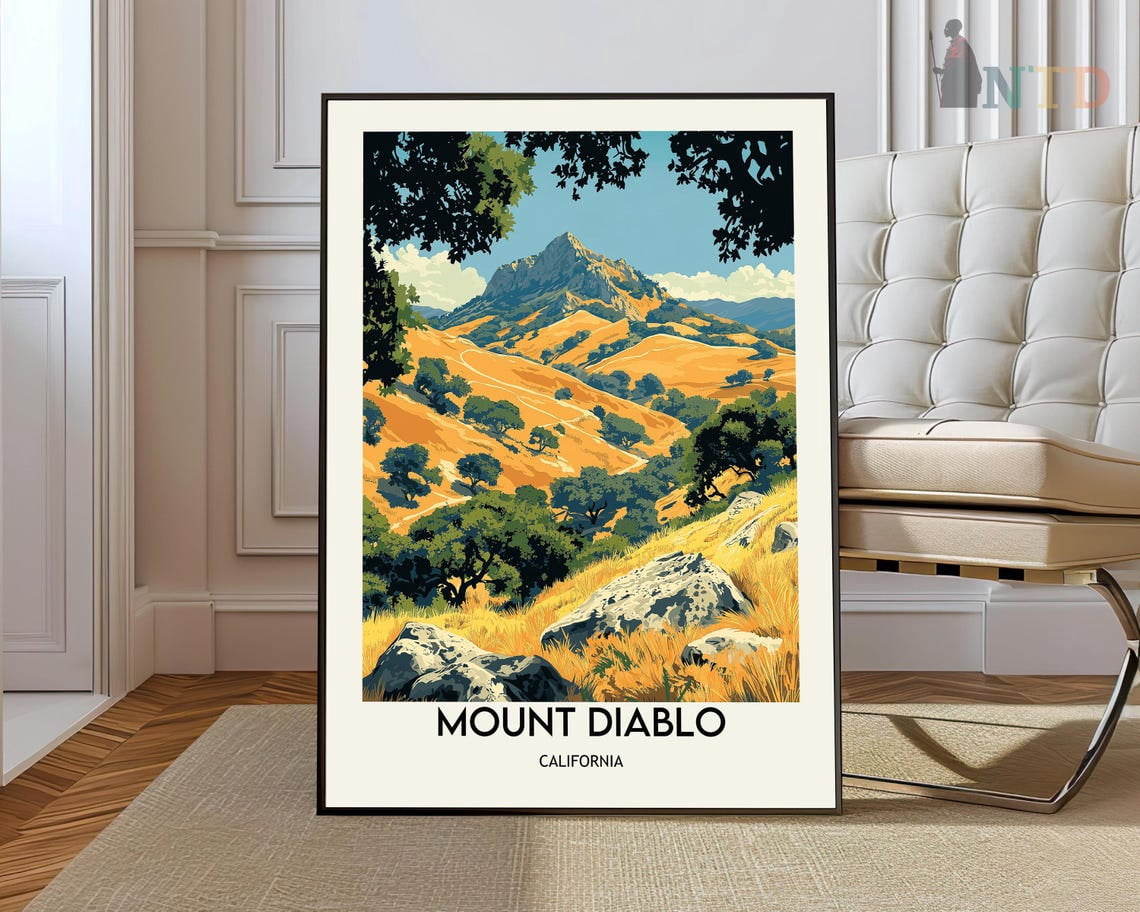 Mount Diablo Print, Mount Diablomount Diablo Poster, Mount Diablo Photo ...