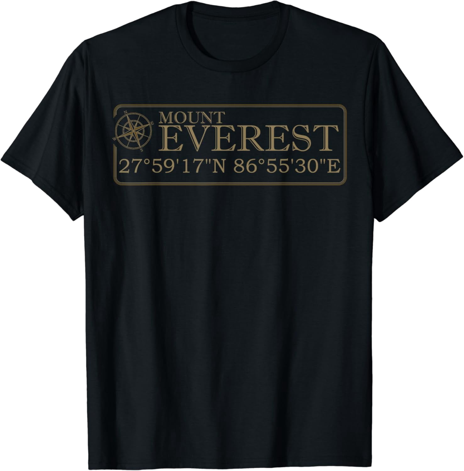 Mount Everest Gift For Men Women Mt Everest Mountaineering T-Shirt ...