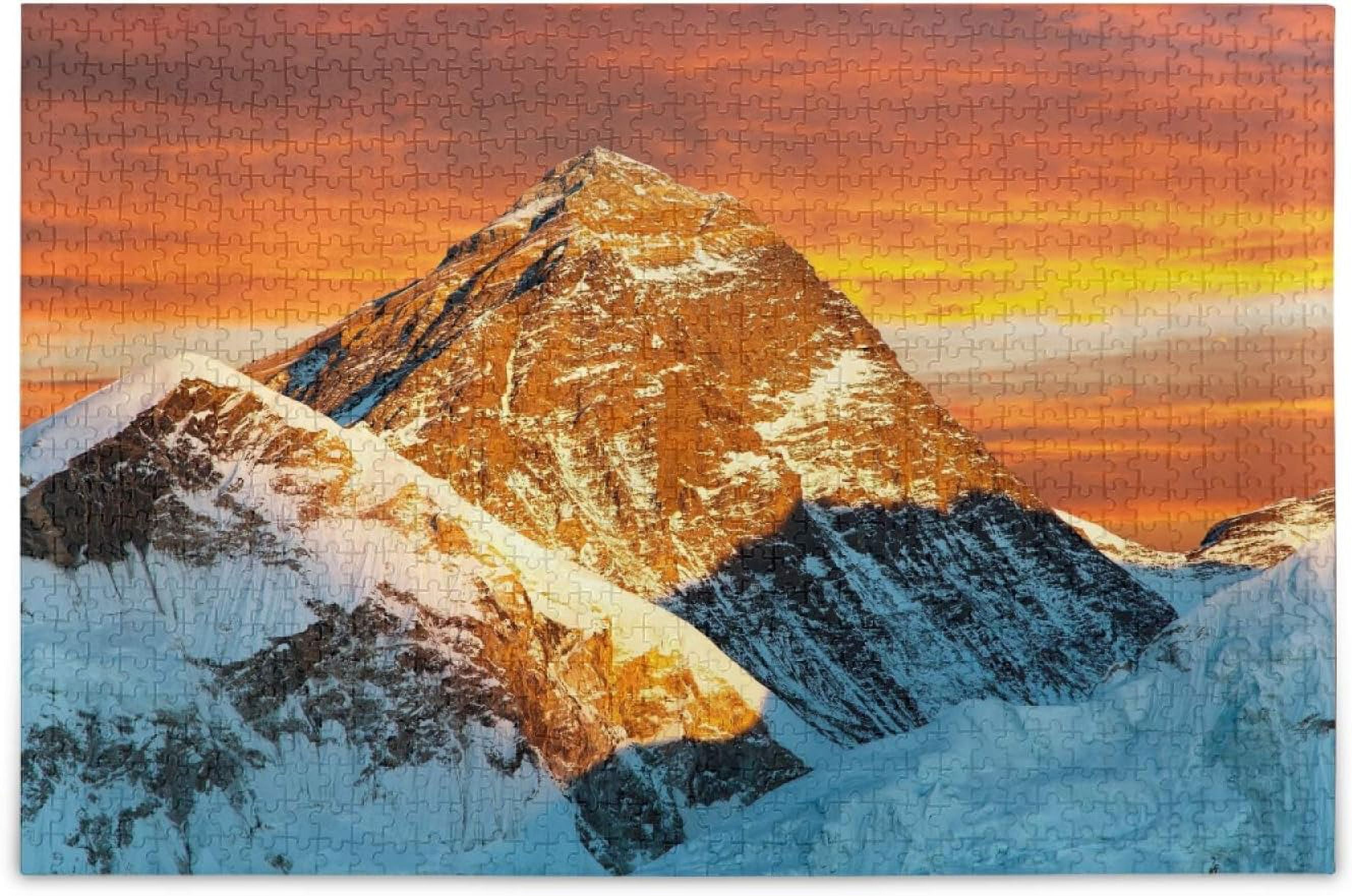 Mount Everest Landscape Jigsaw Puzzles for Adults 500 Piece, Puzzles ...