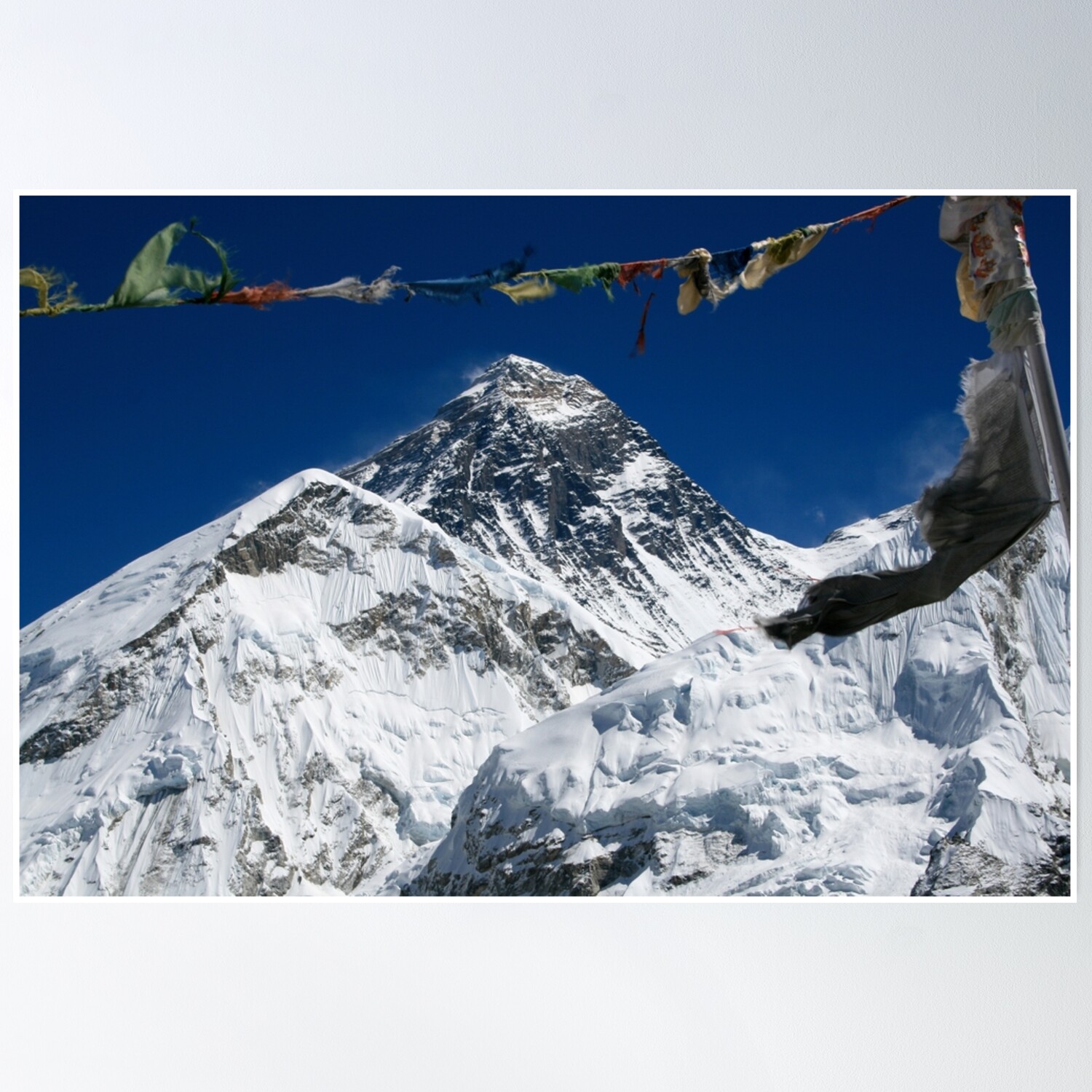 Mount Everest Poster Wall Art, Modern Wall Decor, 12x18 UNFRAMED ...