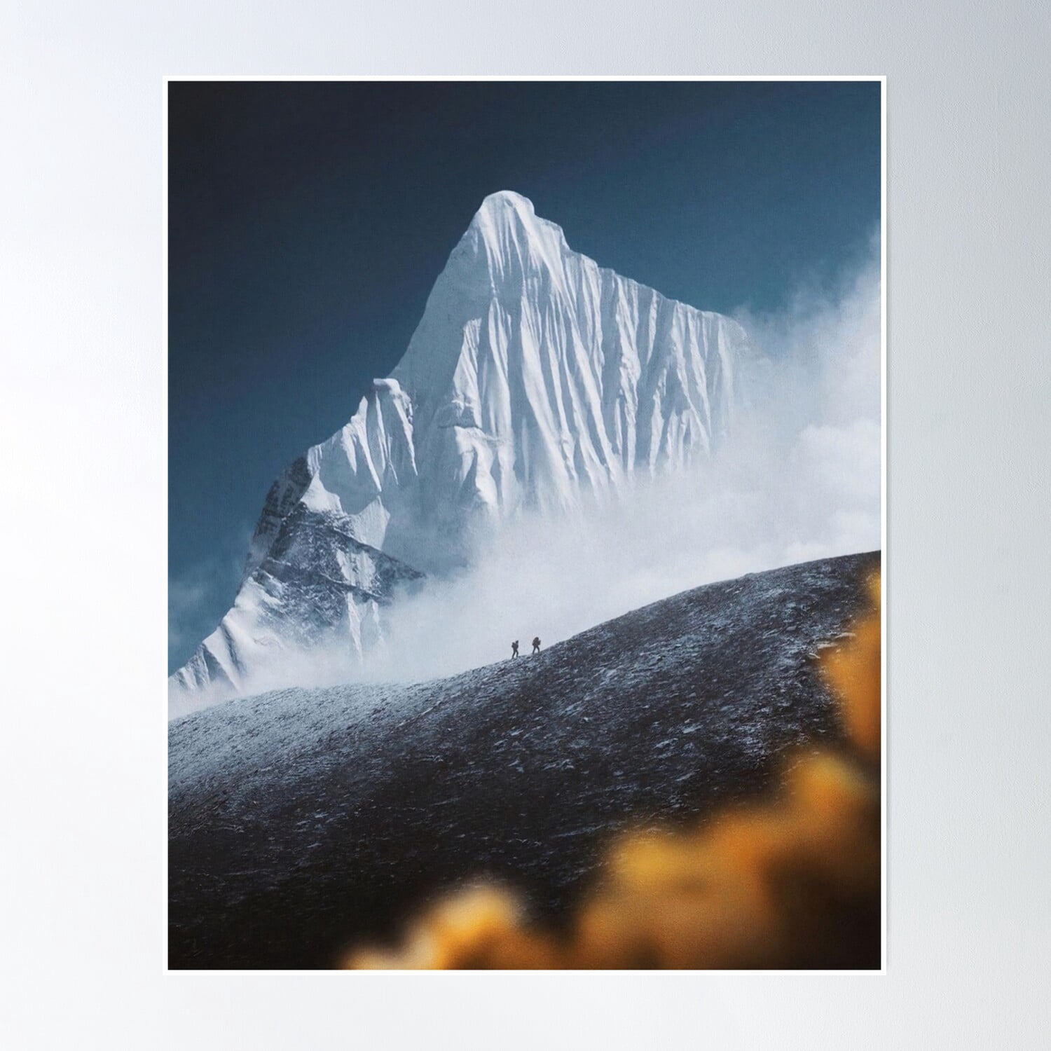 Mount Everest Poster Wall Art, Modern Wall Decor, 16x24 UNFRAMED ...
