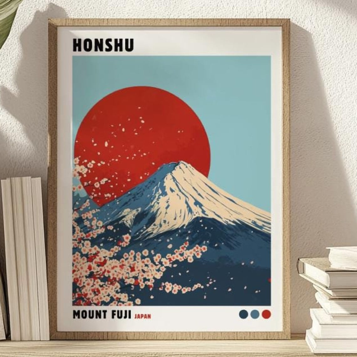 Mount Fuji Japanese Wall Art, Japandi Wall Art, Modern Wall Art ...