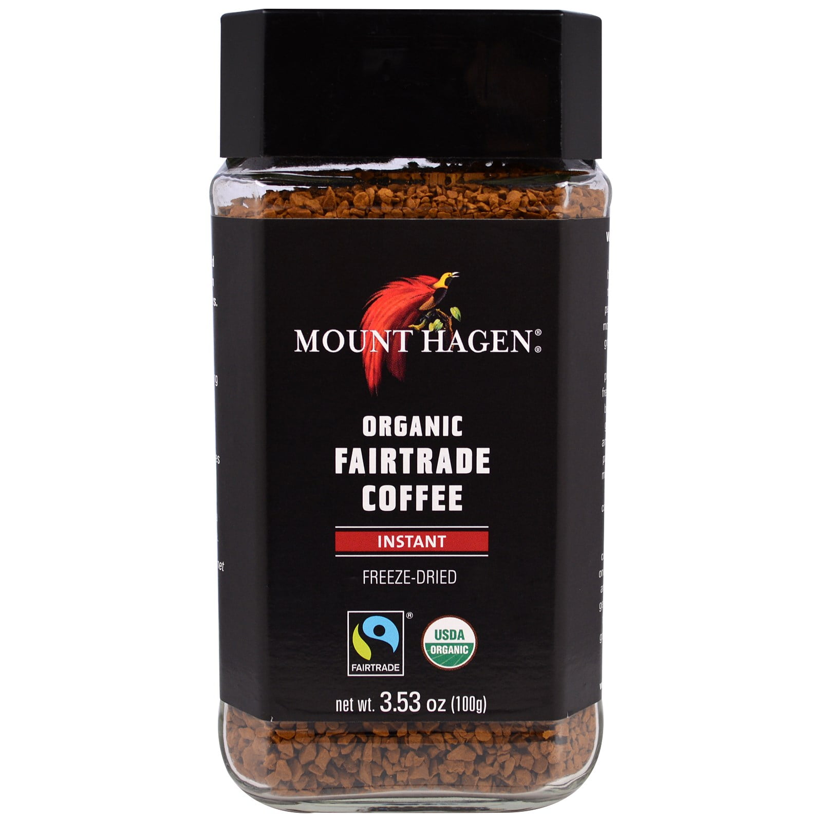Mount Hagen, Organic Fairtrade Coffee, Instant, 3.53 oz (100 g) (pack ...