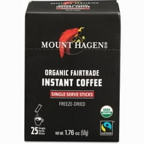 Mount Hagen 7.05 oz Organic Fair Trade Decaf Instant Coffee Resealable ...