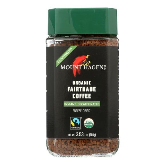Mount Hagen Organic Decaf Freeze Dried Instant Coffee - 3.53 Ounce ...