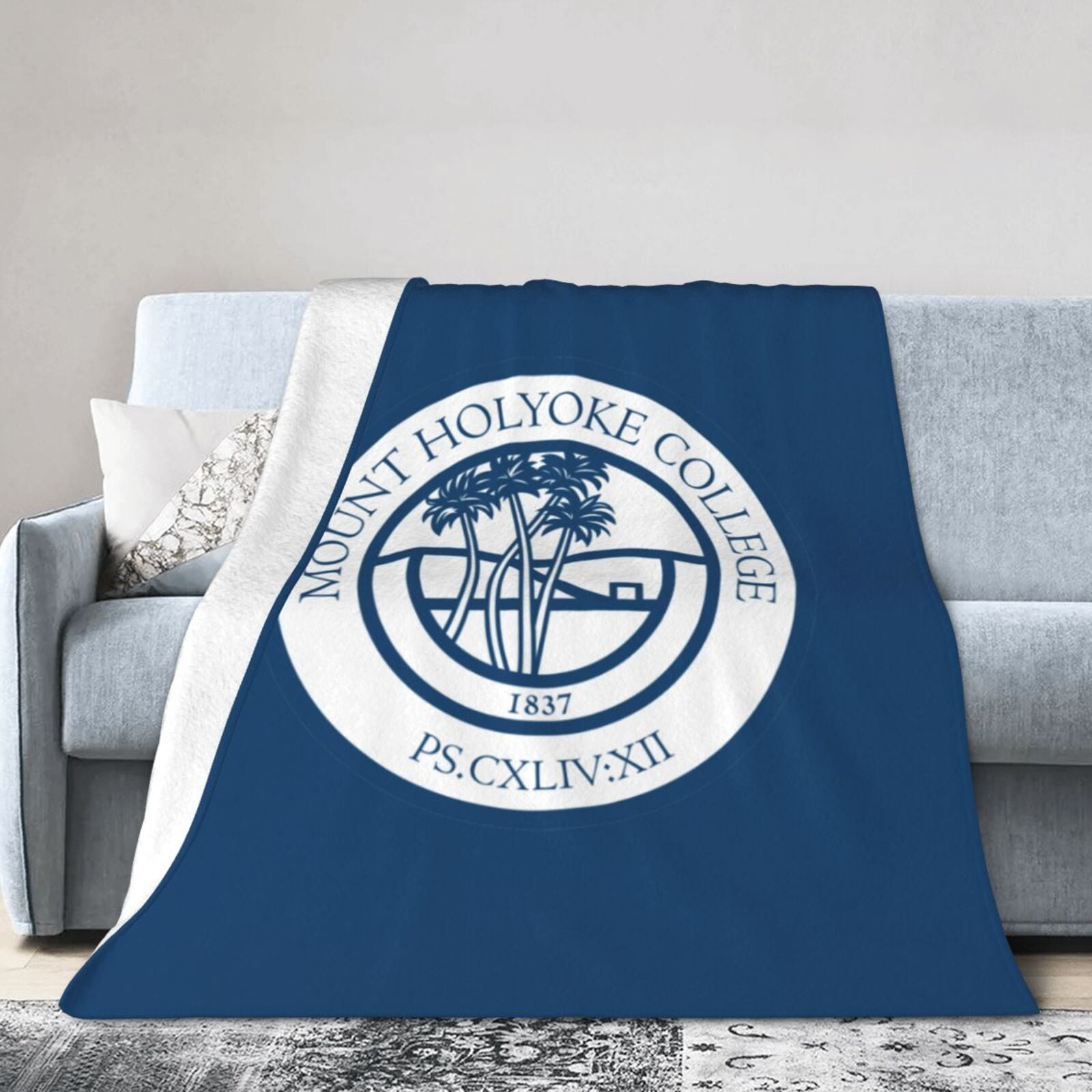 Mount Holyoke College Ultra-Soft Micro Fleece Blanket Multi-Size ...