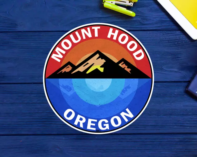 Mount Hood Oregon Decal Sticker Skiing Park Sticker Phone Decal Water ...