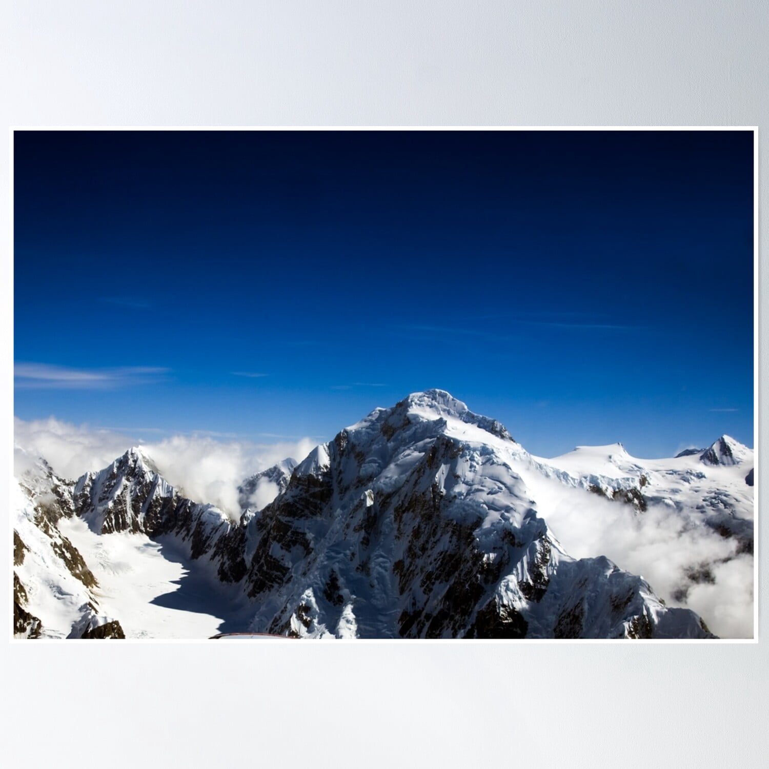 Mount Hunter, Denali National Park, Alaska Poster Wall Art, Modern Wall ...