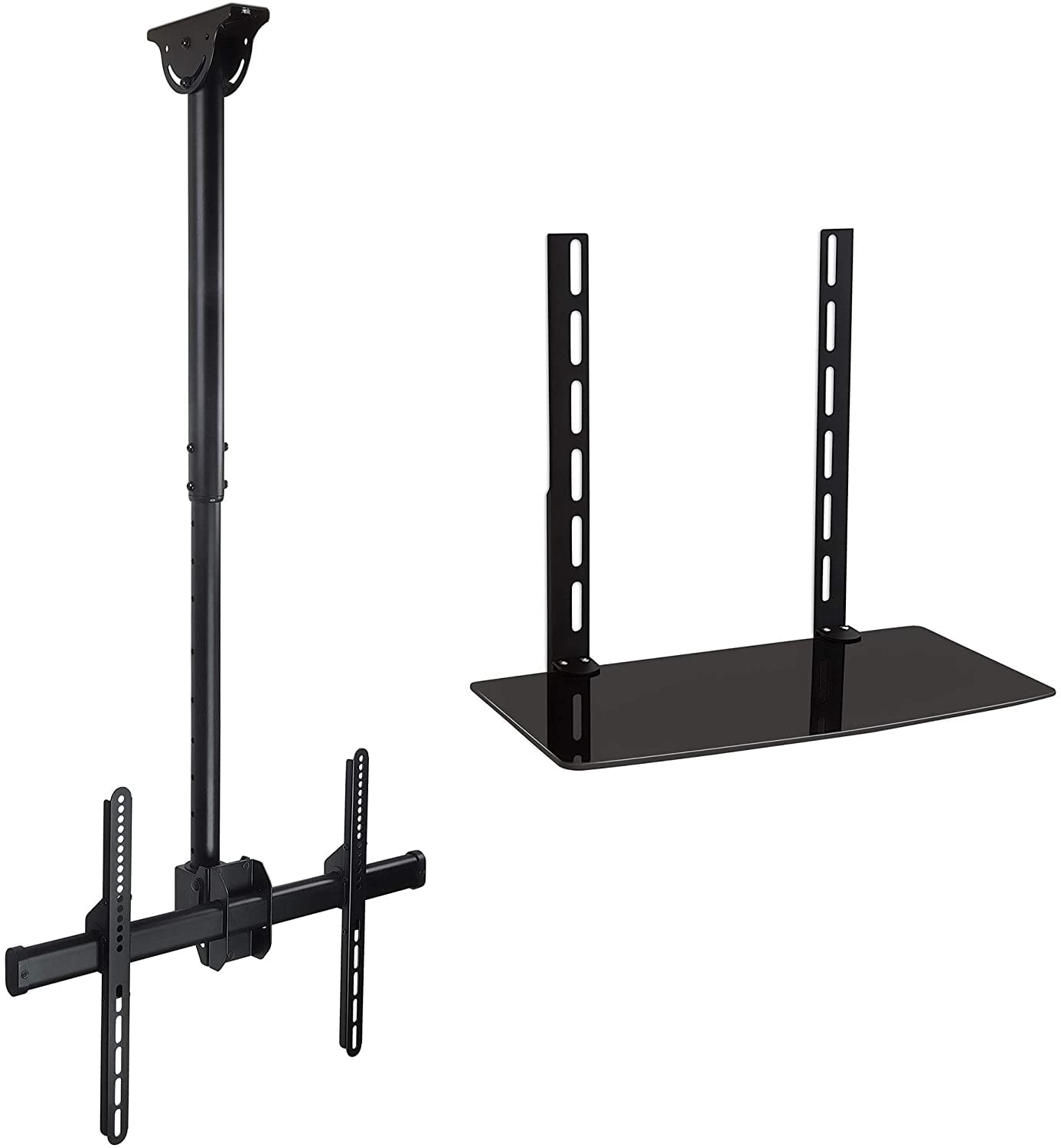 "Mount-It! Adjustable High Ceiling TV Mount Bracket | Fits 32""-75 ...