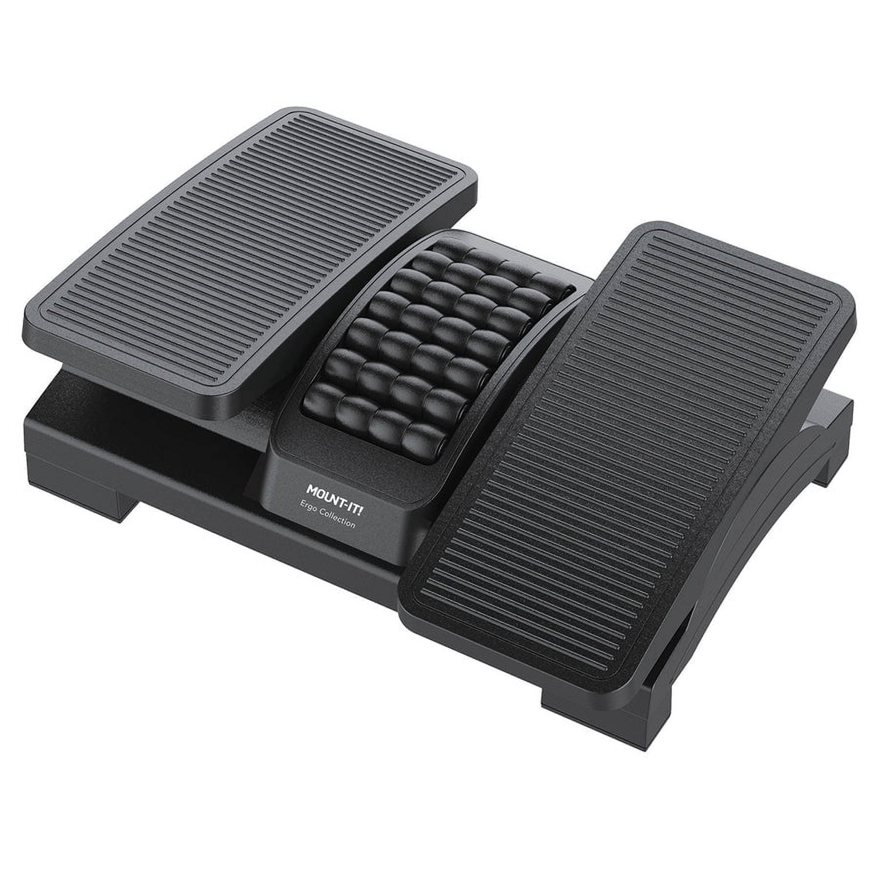 Mount-It! Dual Pedal Ergonomic Footrest, Adjustable Height 4.1" & 5.1 ...