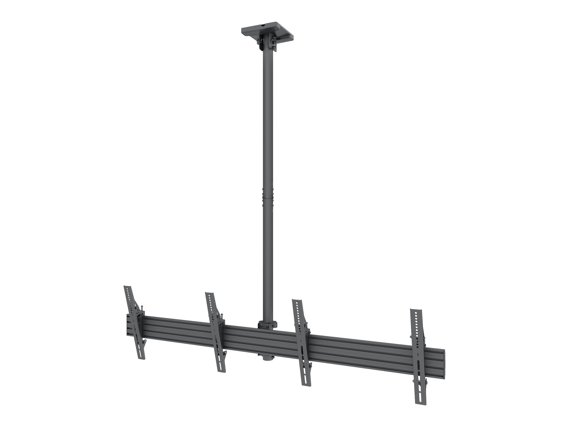 Mount-It! Dual-Screen Ceiling Mount (side-by-side), screen size: 32"-65 ...