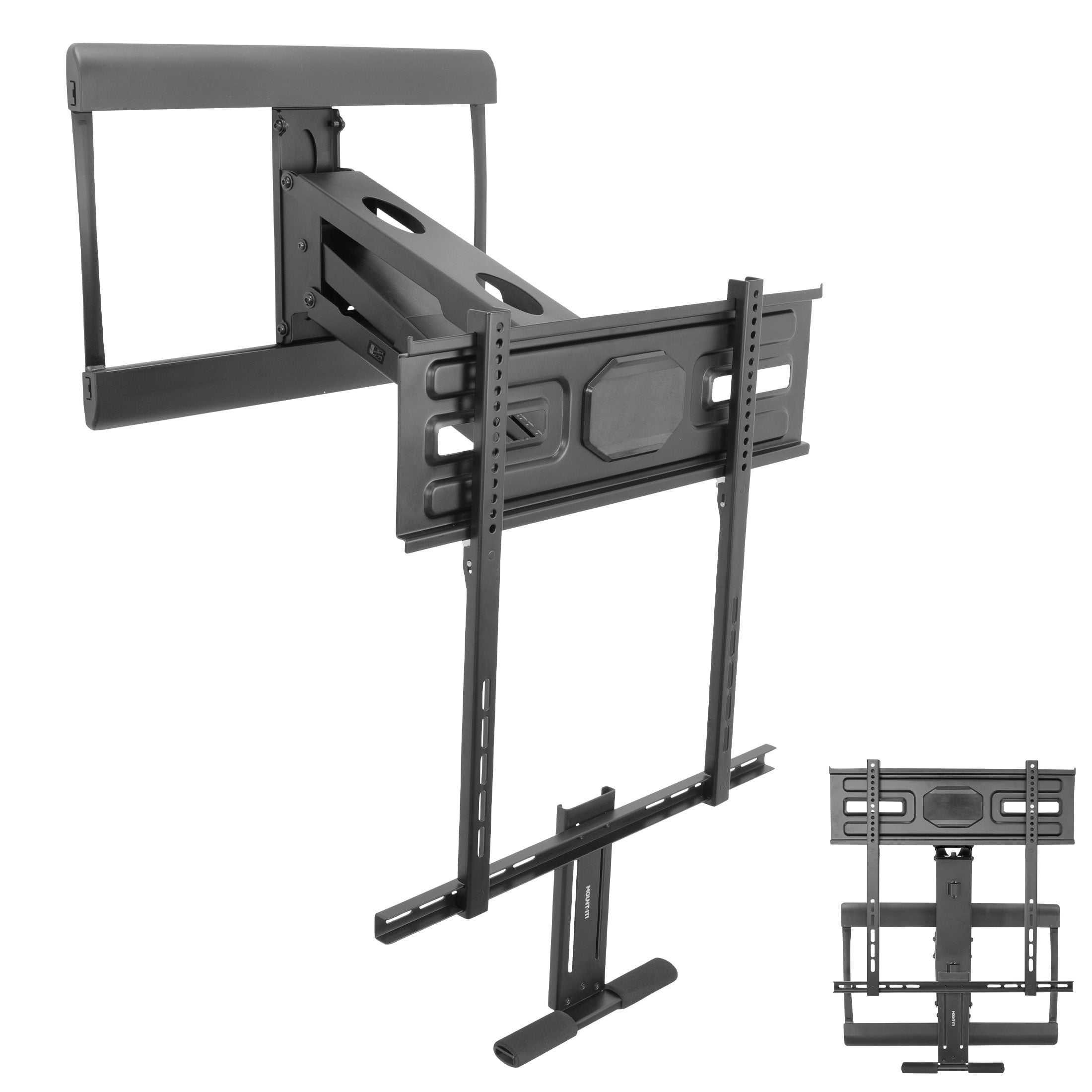 Mount-It! Fireplace Mantel TV Wall Mount, Fits 43"-70" TVs, 72 lbs ...