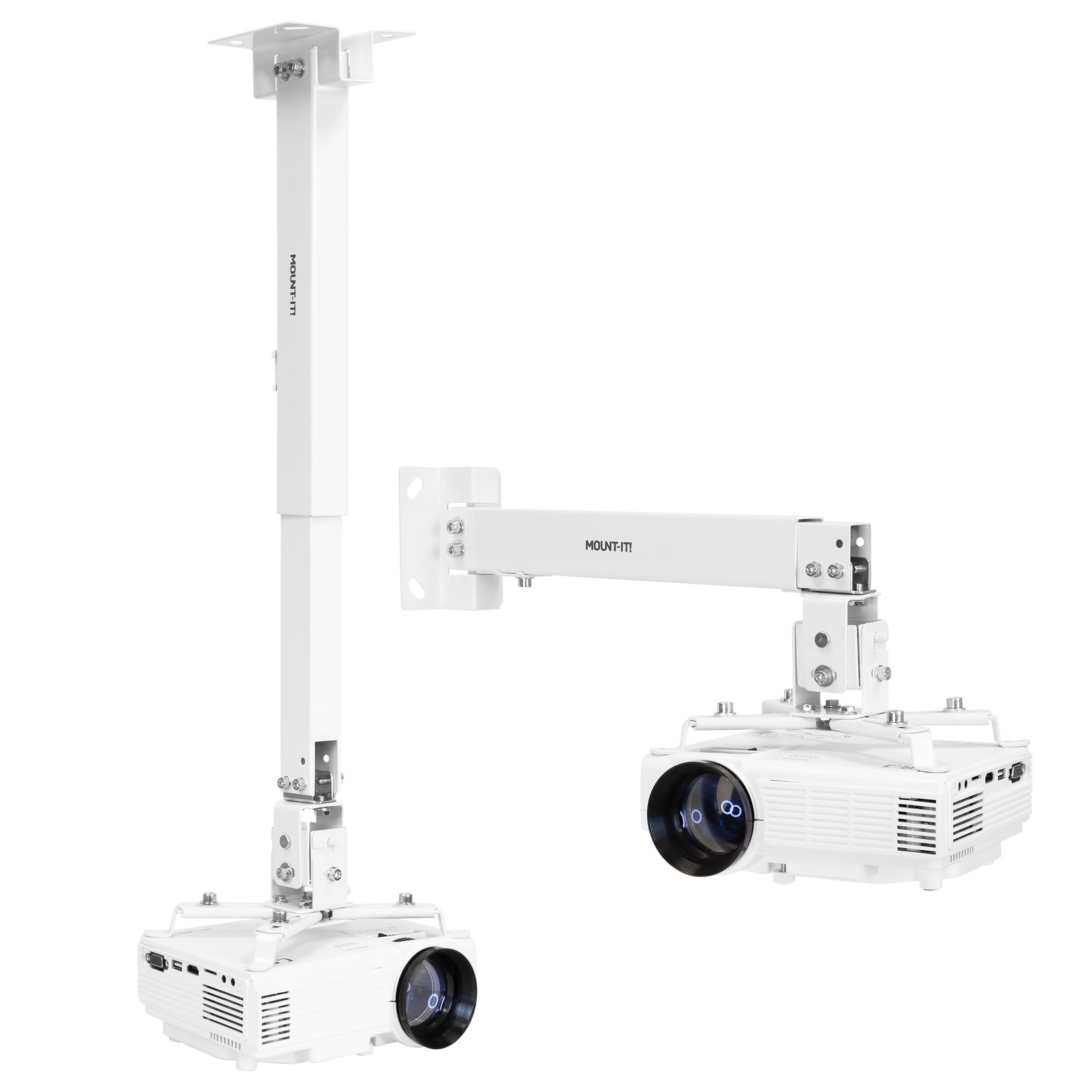 Mount-It! Full Motion Projector Wall & Ceiling Mount, 44lb Load ...