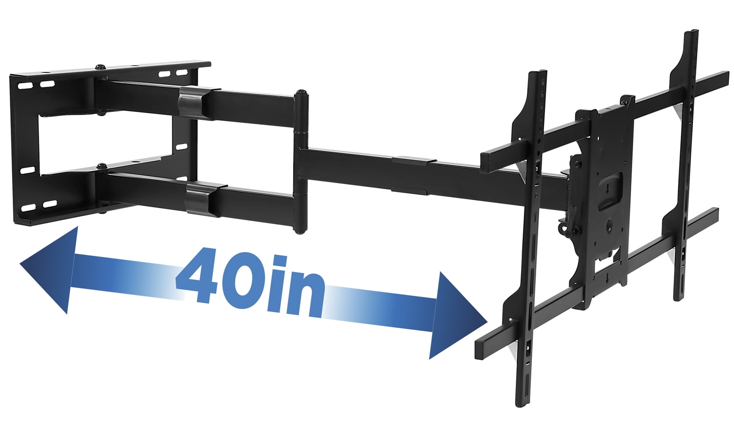 "Mount-It! Full Motion Swivel TV Wall Mount, Extra Long 40"" Extension ...