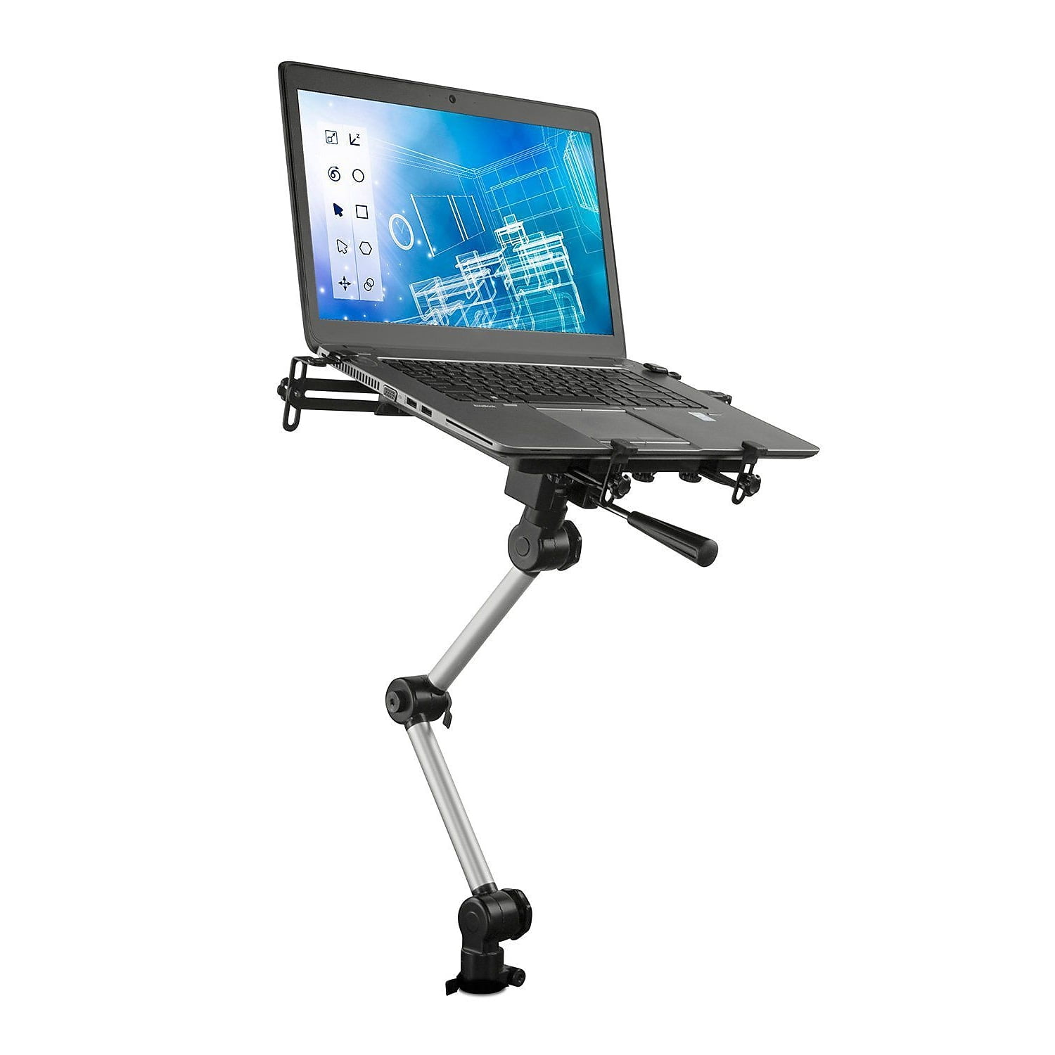 Mount-It! Laptop Vehicle Holder Stand with Full Motion Design for Autos ...