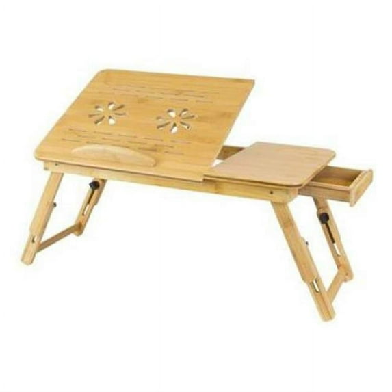 Mount-It! MI-7212 - Stand - for notebook - bamboo - Walmart.com