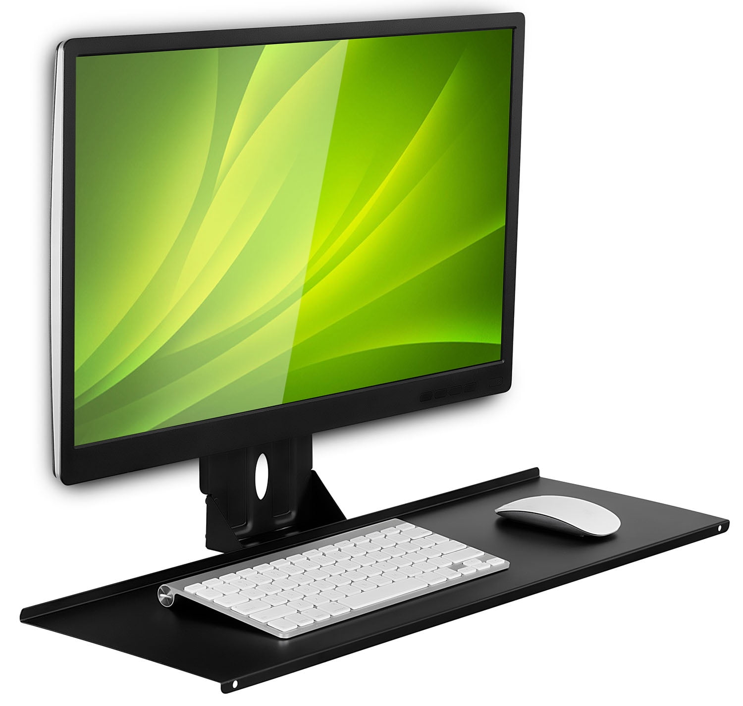 Mount-It! Monitor and Keyboard Wall Mount | Standing Workstation VESA ...