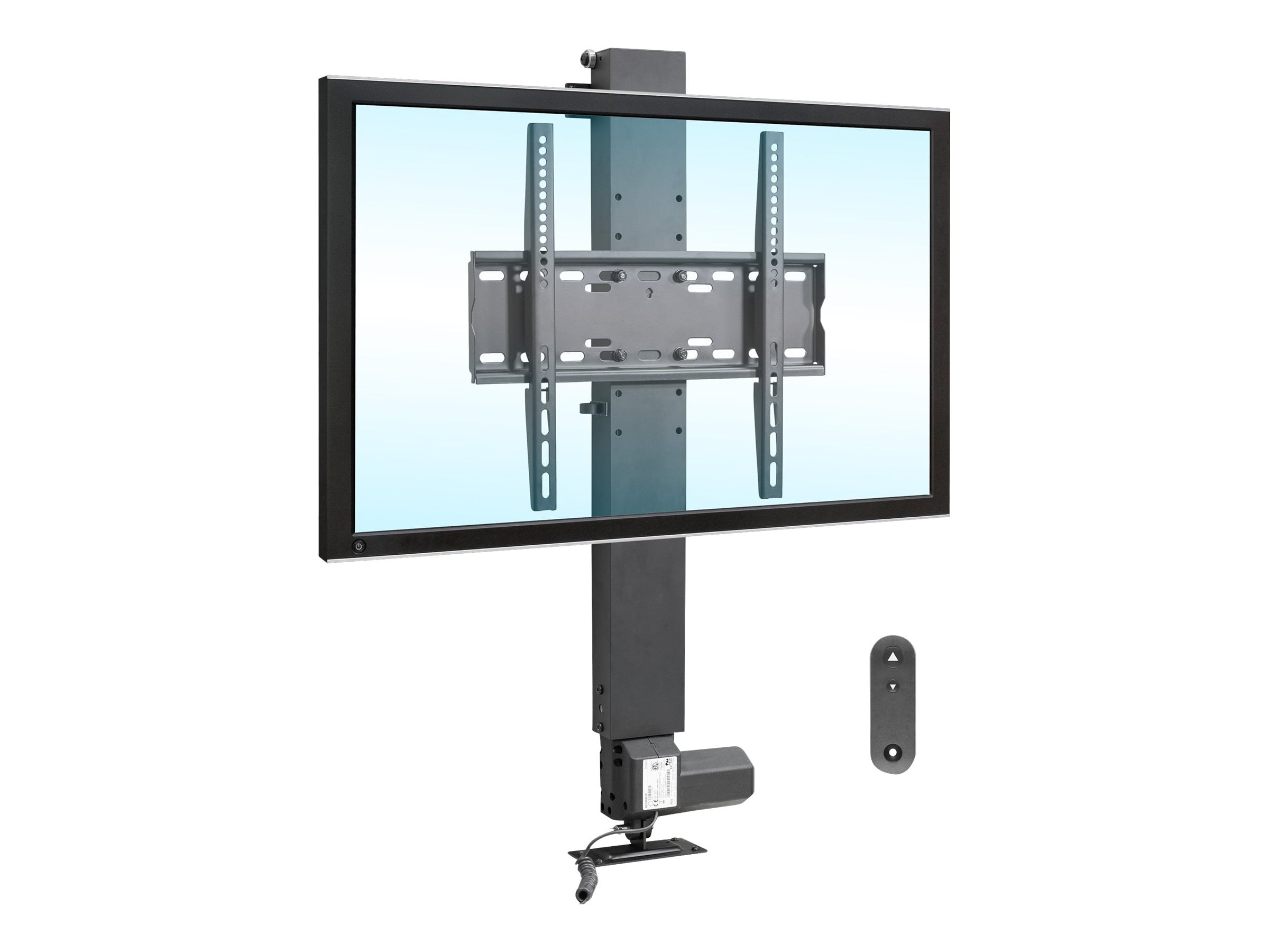 Mount-It! Motorized Hideaway Television Mount, Adjustable Height, Fits ...