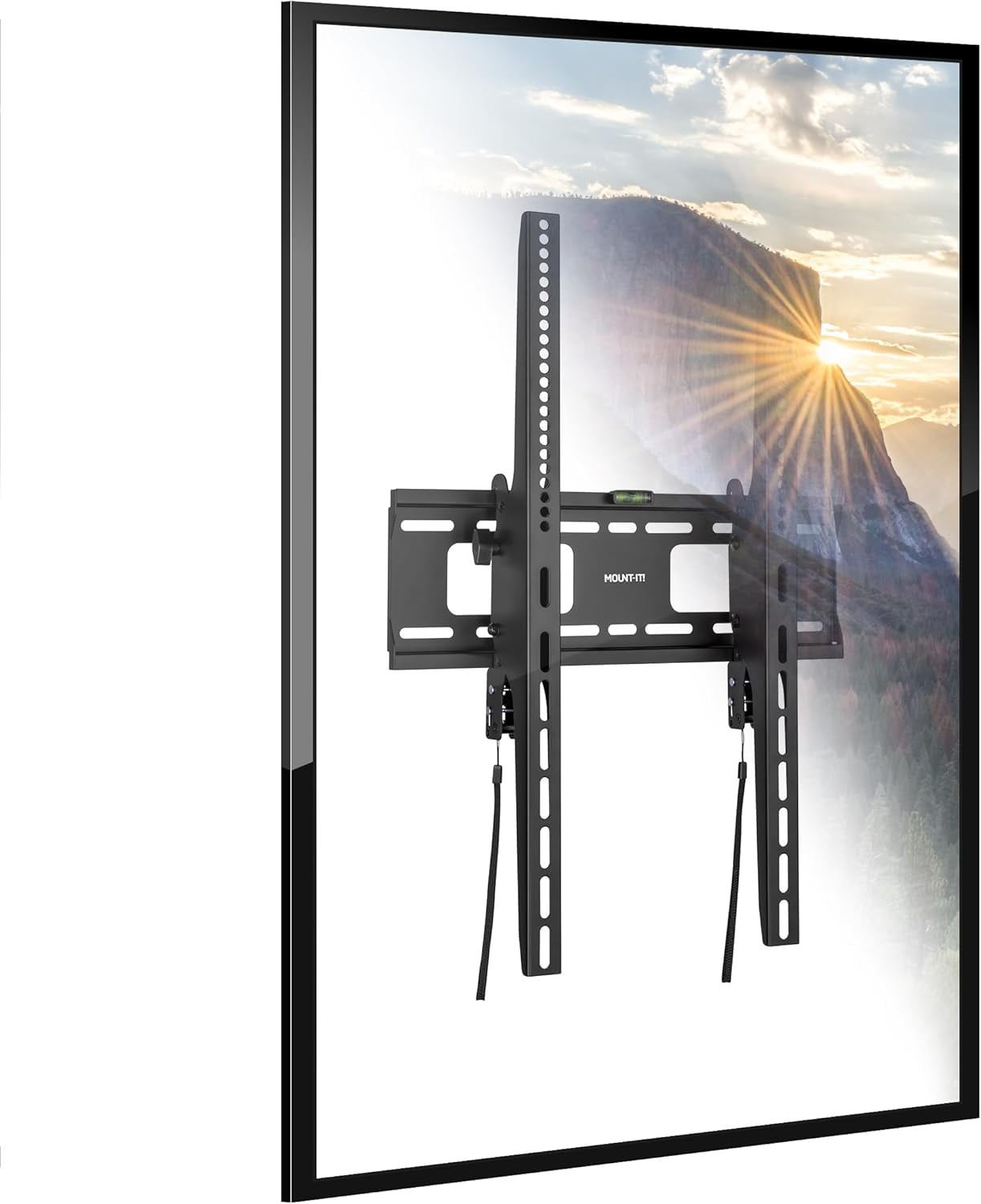 Mount-It! Portrait TV Wall Mount, Low Profile TV Mount for Vertical ...