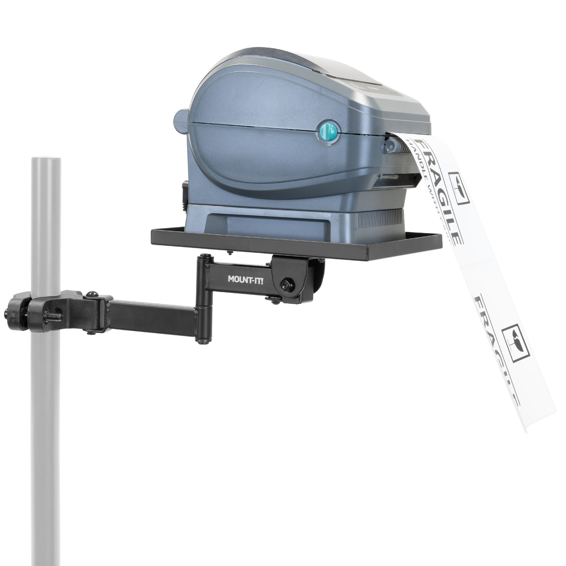 Free Shipping! Mount-It! Printer Pole Mount Printer Shelf Stand ...