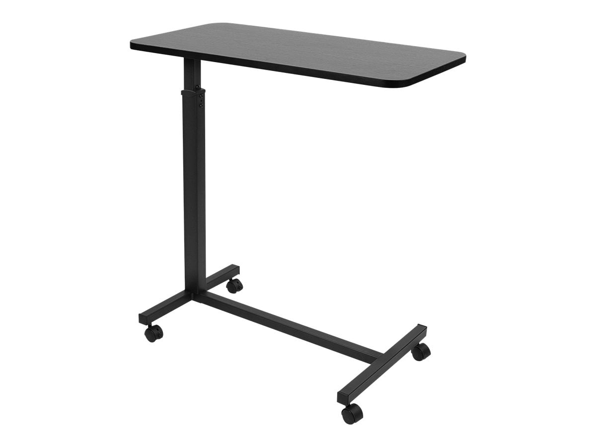Mount-It! Rolling Over Bed Table With Casters , Laptop Desk, Black ...