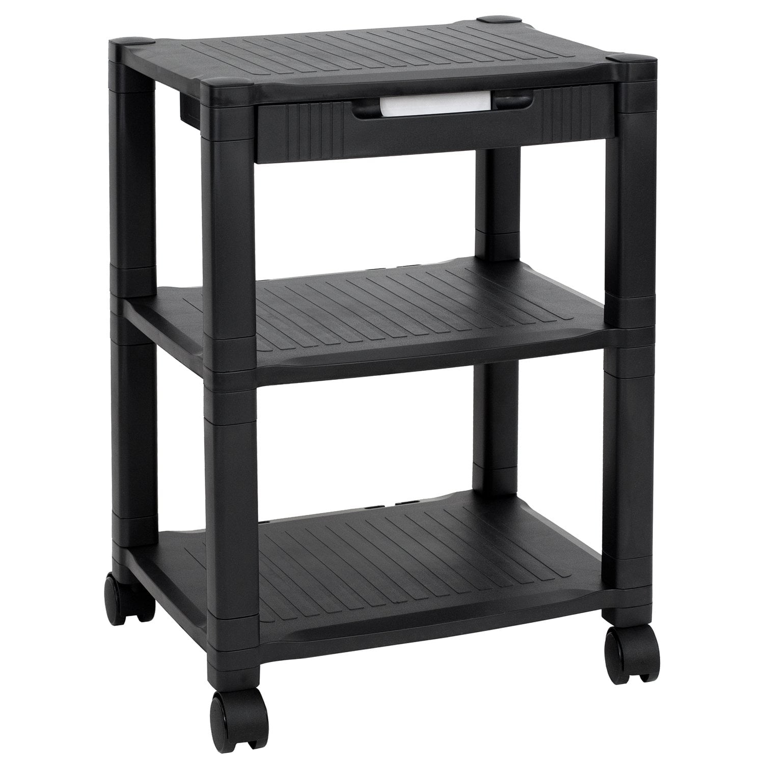 Mount-It! Rolling Printer Cart with Storage | Height Adjustable ...