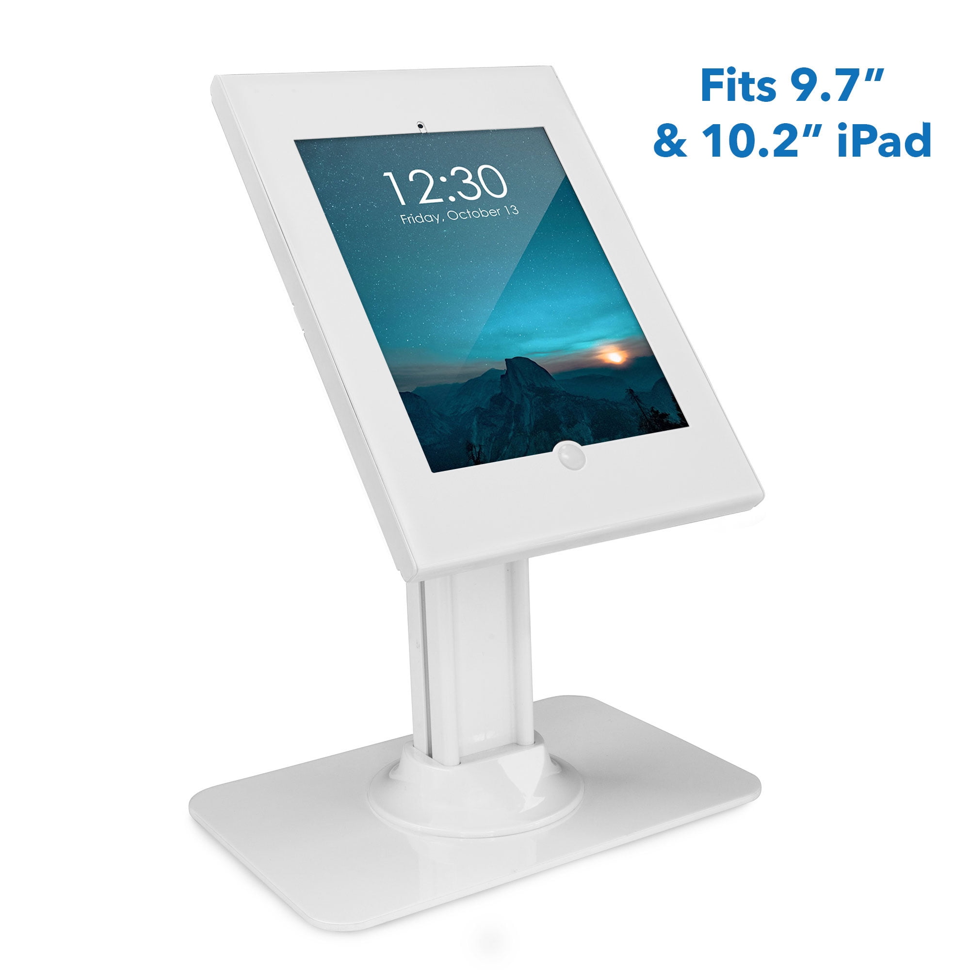 Mount-It! Secure iPad Countertop Stand, Anti-Theft, Tilts and Rotates ...