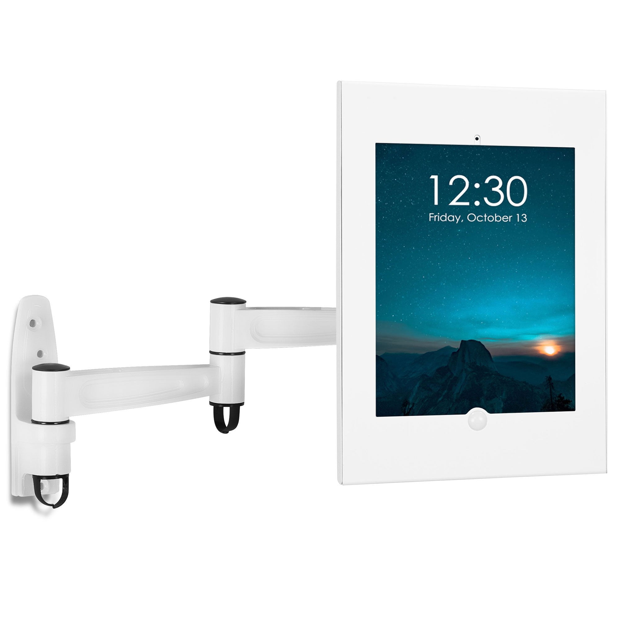 Mount-It! Secure iPad Wall Mount Enclosure w/ Swing Arm for iPad 8 ...