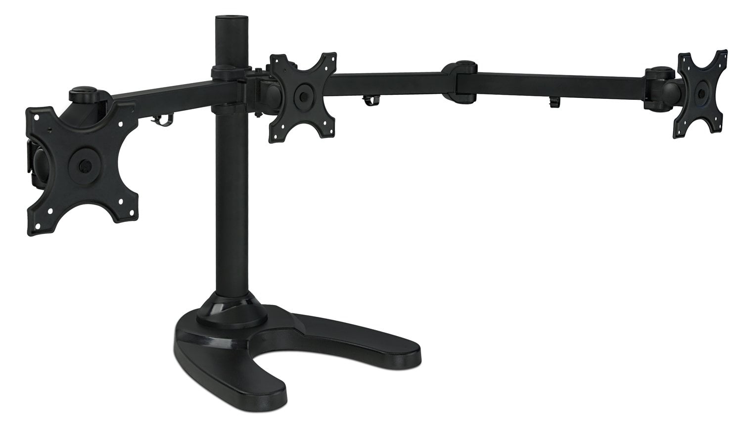 Mount-It! Triple Monitor Stand | Fits 16"-24" Computer Screens | 3 ...