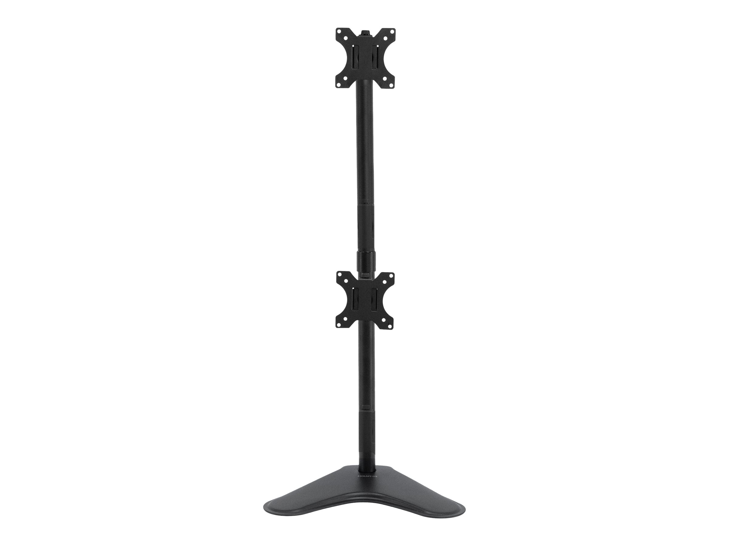 Mount-It! Freestanding Vertical Dual Monitor Stand with Swivel & VESA ...