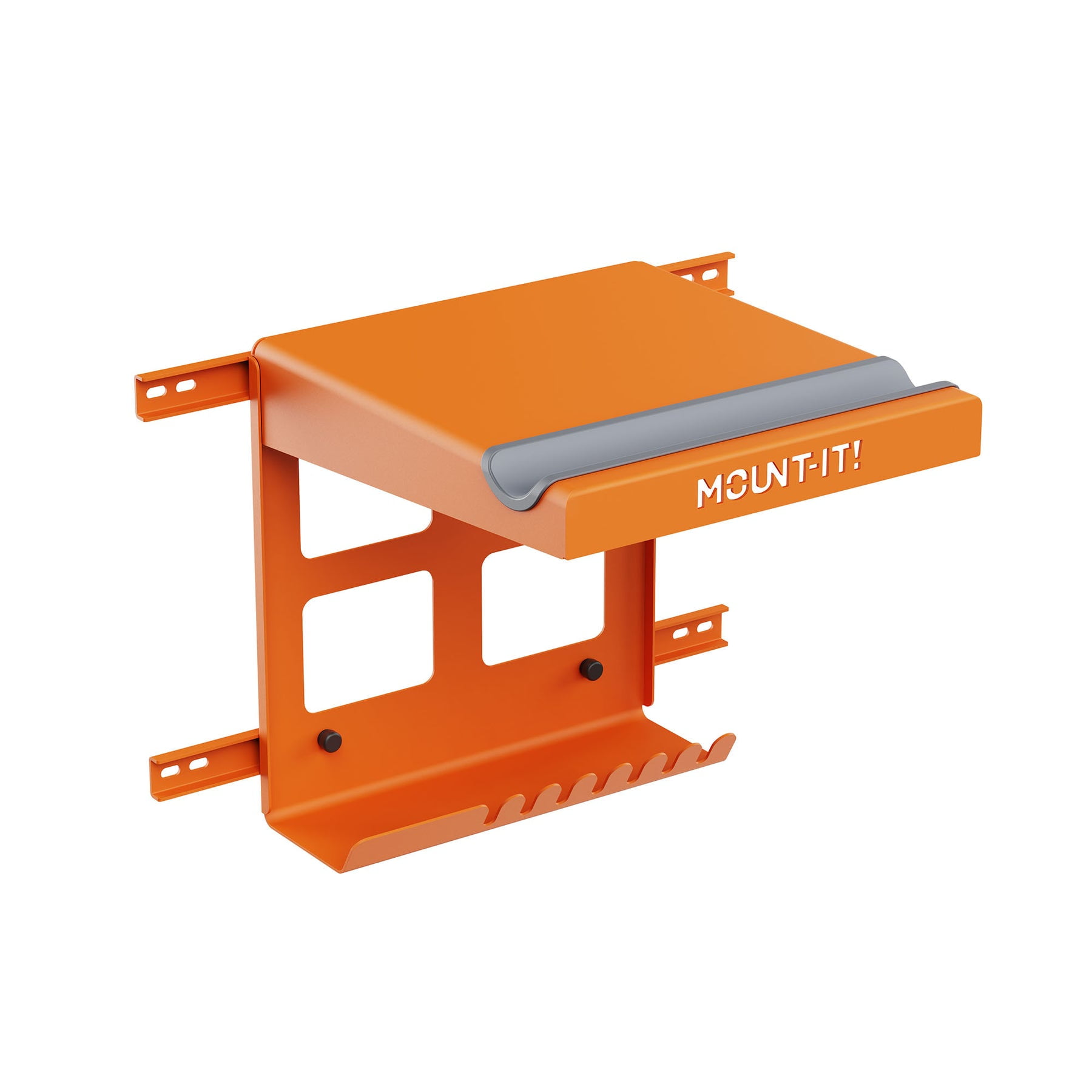 Mount-It! Wheels Up Series Bike Wall Mount with Shelf and Hooks ...