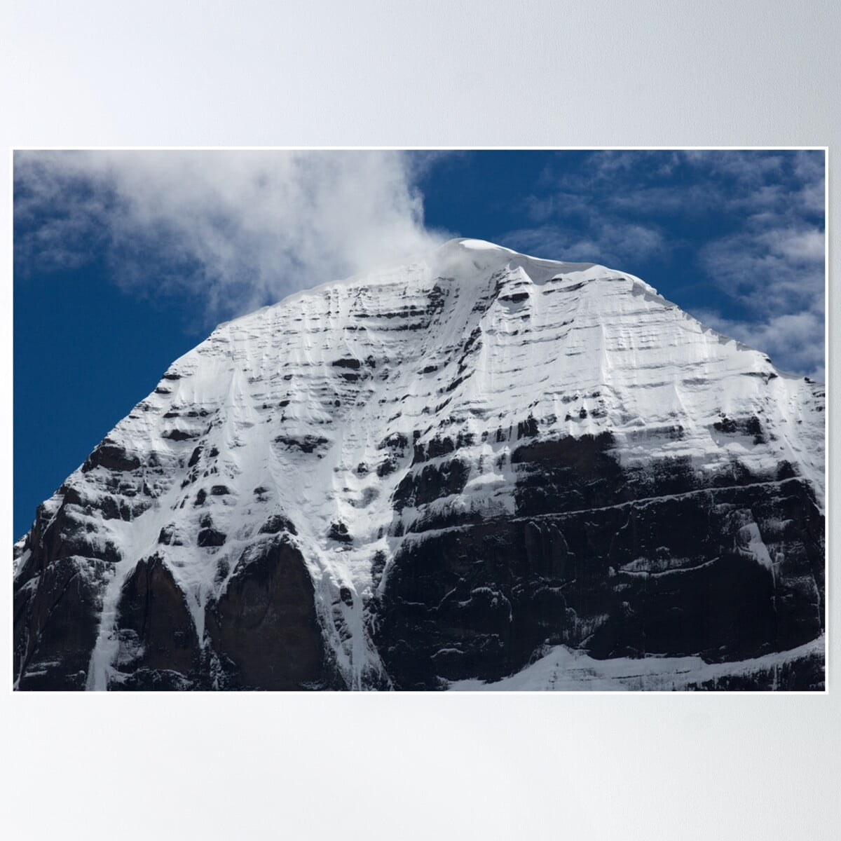 Mount Kailash Himalayas range Tibet Kailas yatra Poster, 12x18 UNFRAMED ...