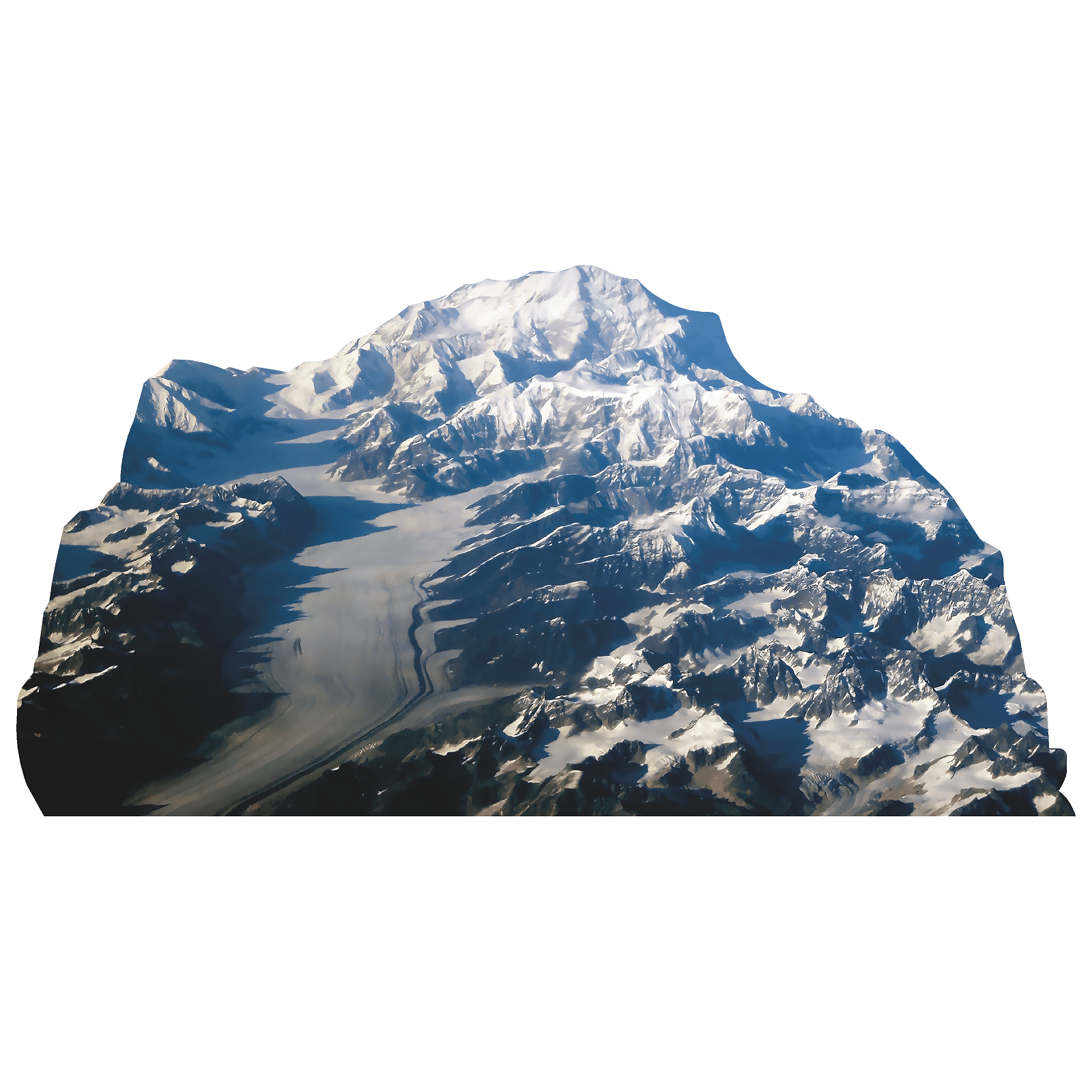 Mount McKinley Denali Mountain Alaska Cardboard Cutout Standee Standup ...