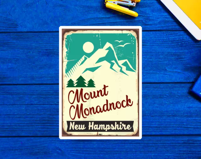 Mount Monadnock New Hampshire Decal Sticker Laptop Bumper Car Van Phone ...