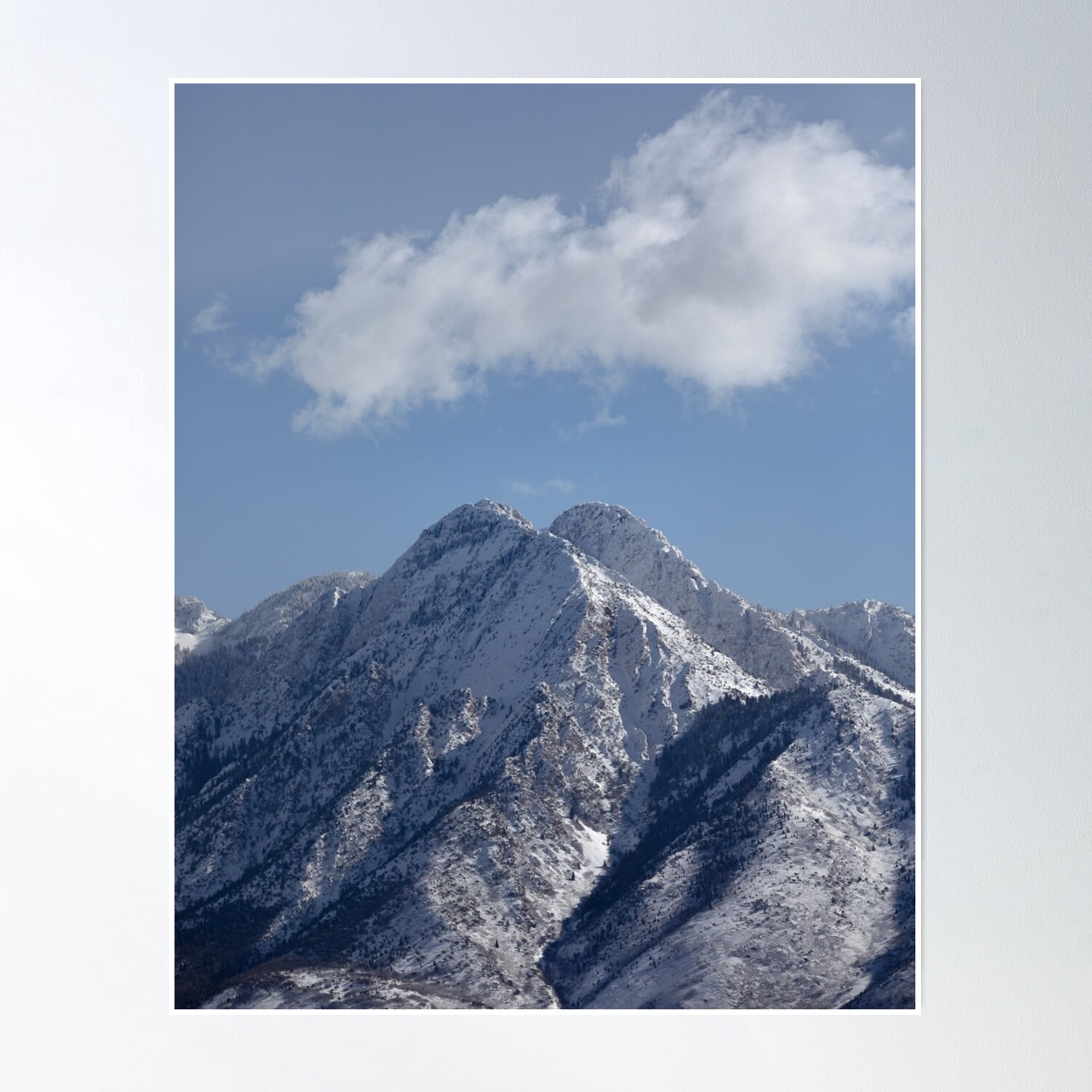 Mount Olympus Poster Wall Art, Modern Wall Decor, 8x12 UNFRAMED ...