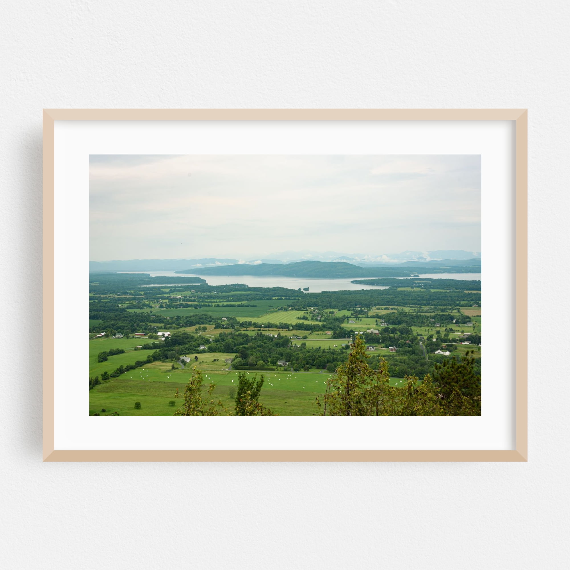 Mount Philo Views 01 - Charlotte Vermont Photography Oak Framed Wall ...