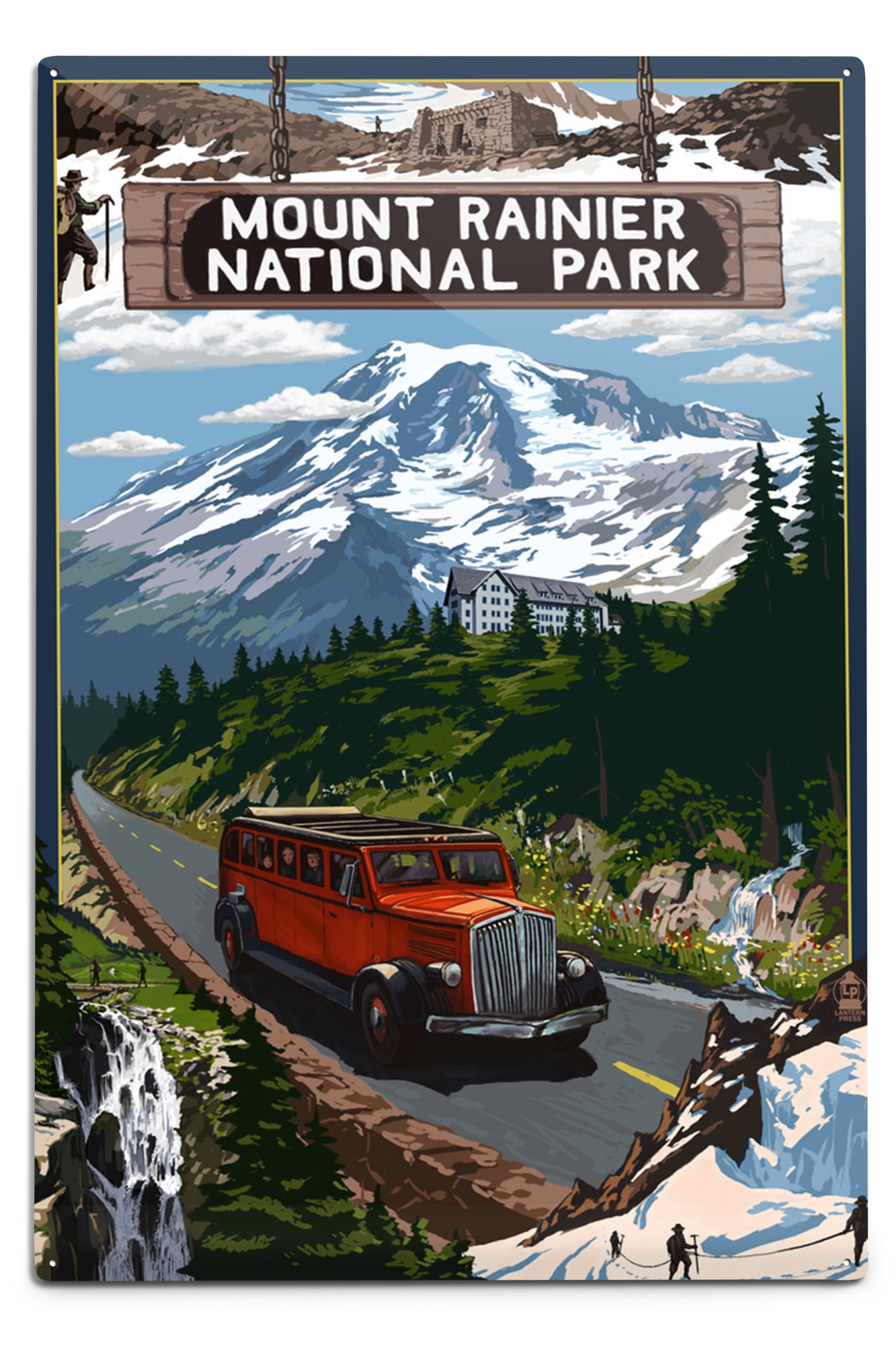 Mount Rainier National Park, Washington, Montage - Walmart.com