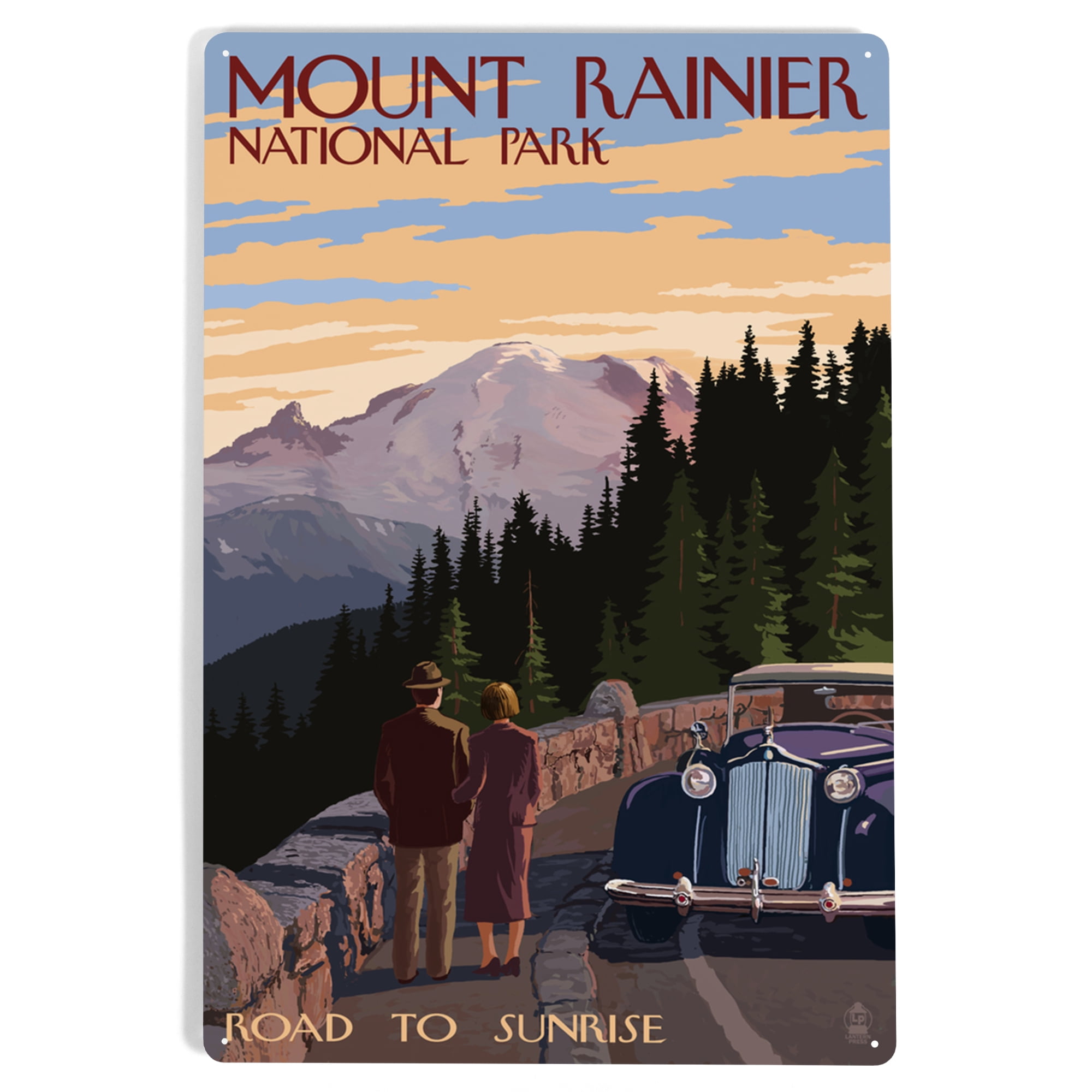 Mount Rainier National Park, Washington, Road to Sunrise (12x18 ...