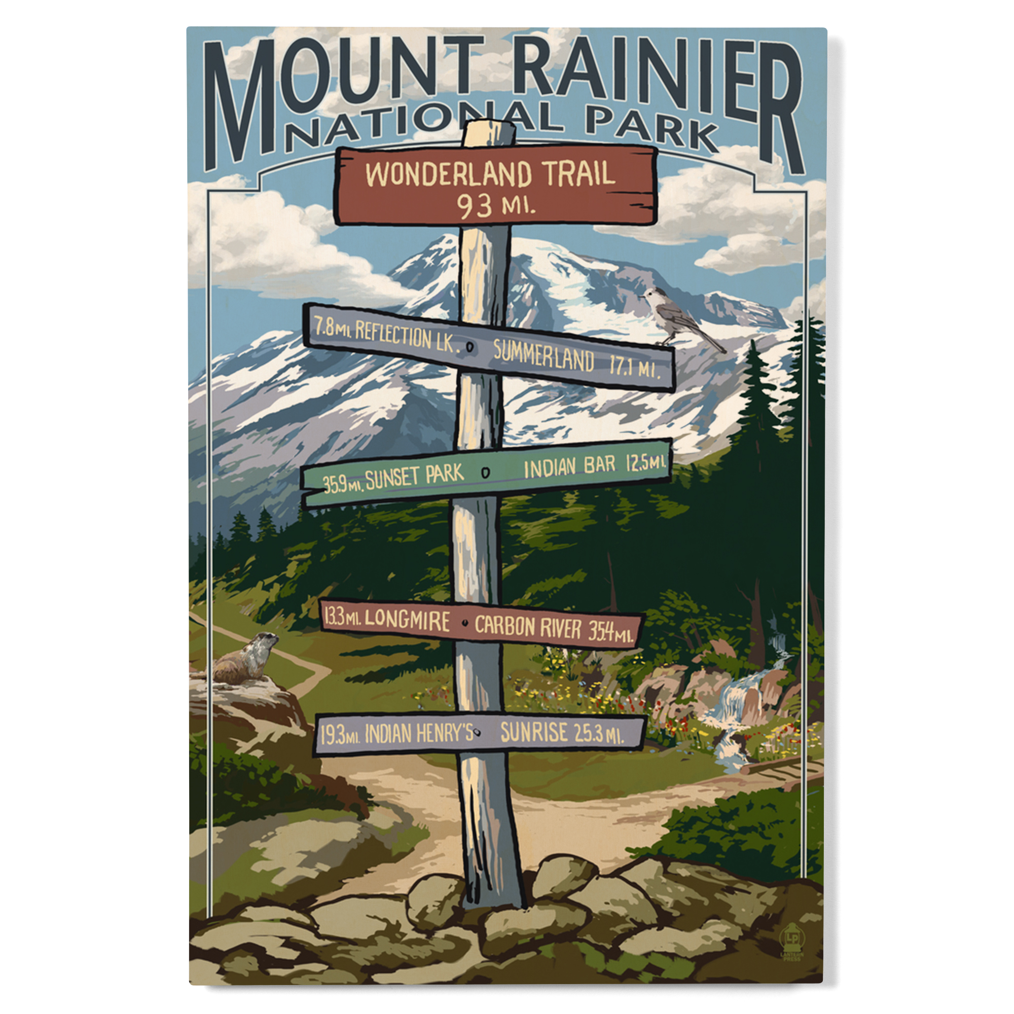 Mount Rainier National Park, Washington, Wonderland Trail Destination ...