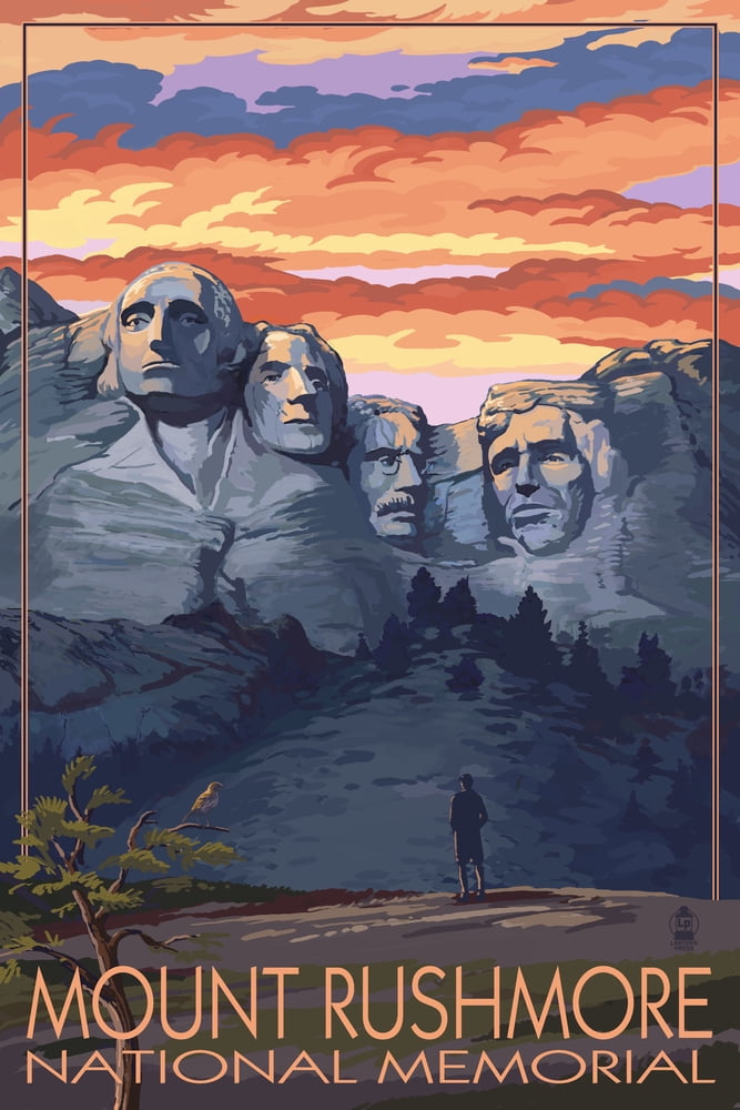 Mount Rushmore National Memorial, South Dakota, Painterly Series ...