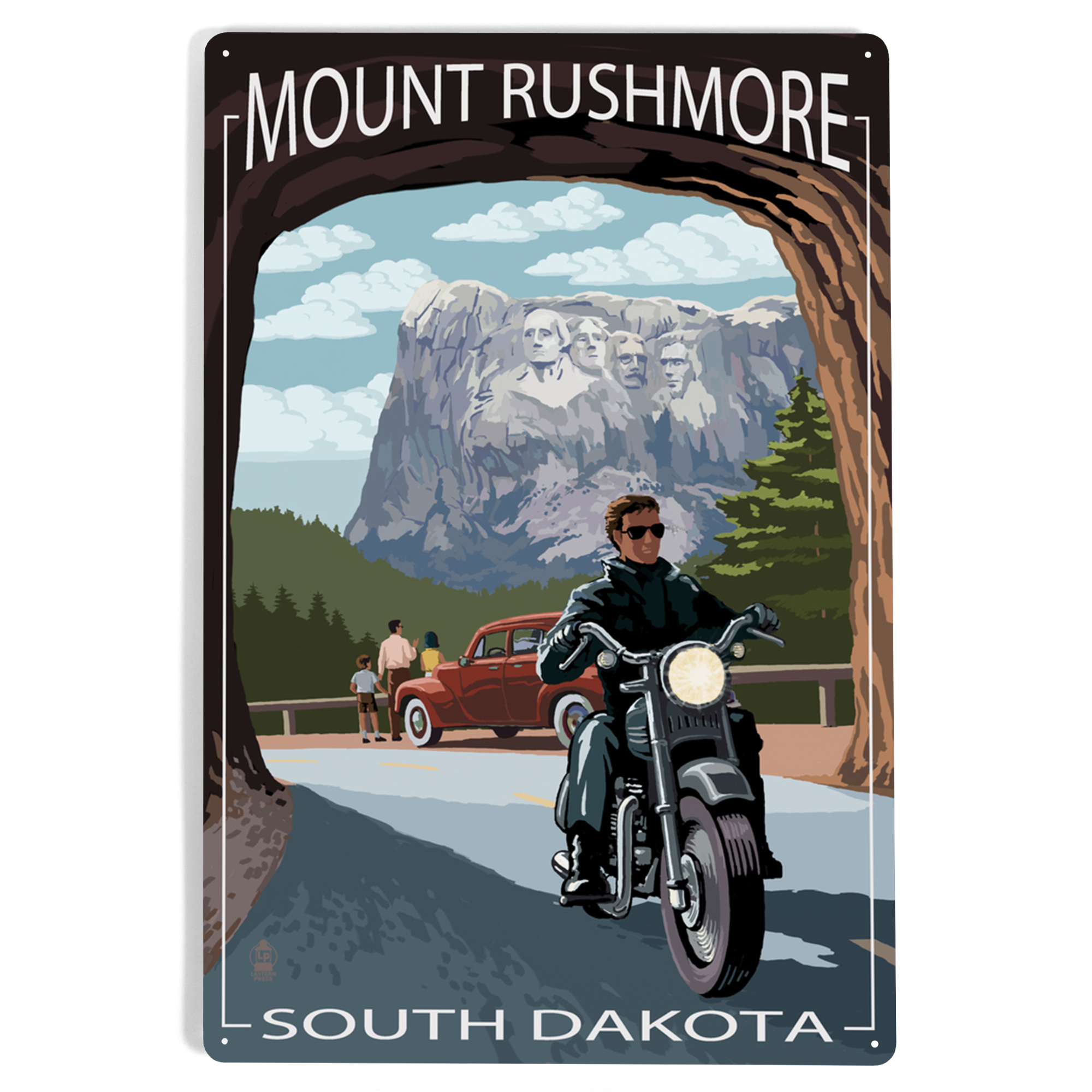 Mount Rushmore National Memorial, South Dakota, Tunnel Scene (12x18 ...