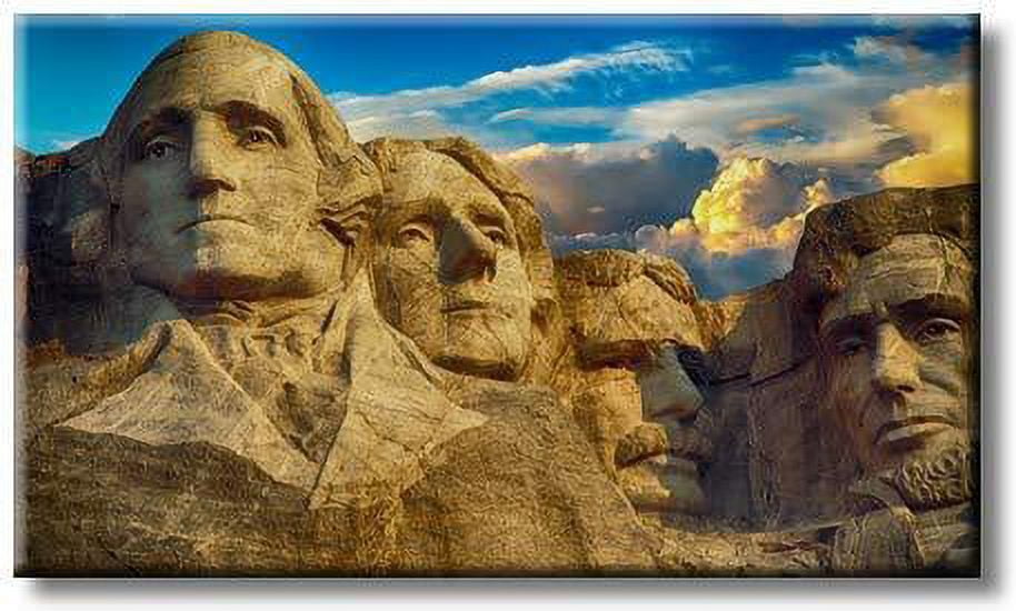 Mount Rushmore Picture on Stretched Canvas, Wall Art D?cor, Ready to Hang - Walmart.com