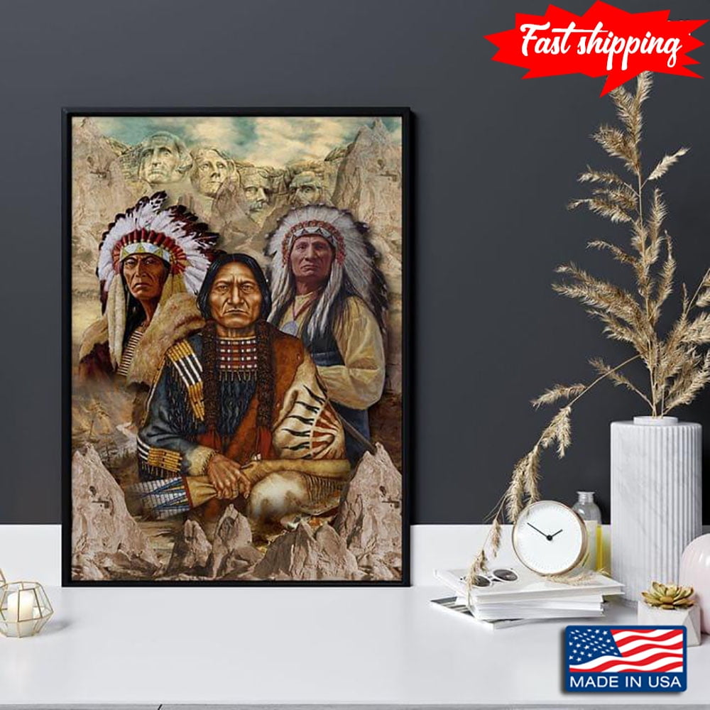 Mount Rushmore With Four United States Presidents & The Original ...