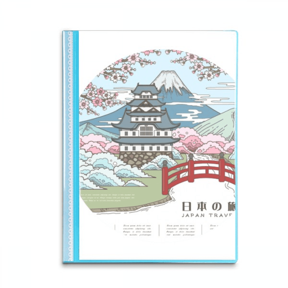 Mount Sakura Japan Ukiyo-e Book Sheet Protectors Portfolio Binder ...