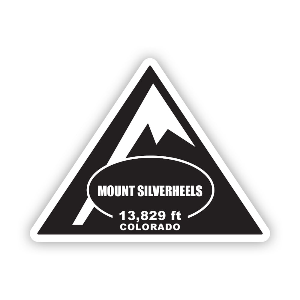 Mount Silverheels Sticker Decal - Self Adhesive Vinyl - Weatherproof ...