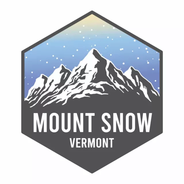 Mount Snow Vermont Sticker Phone Decal Water Bottle Stickers Car Decals ...