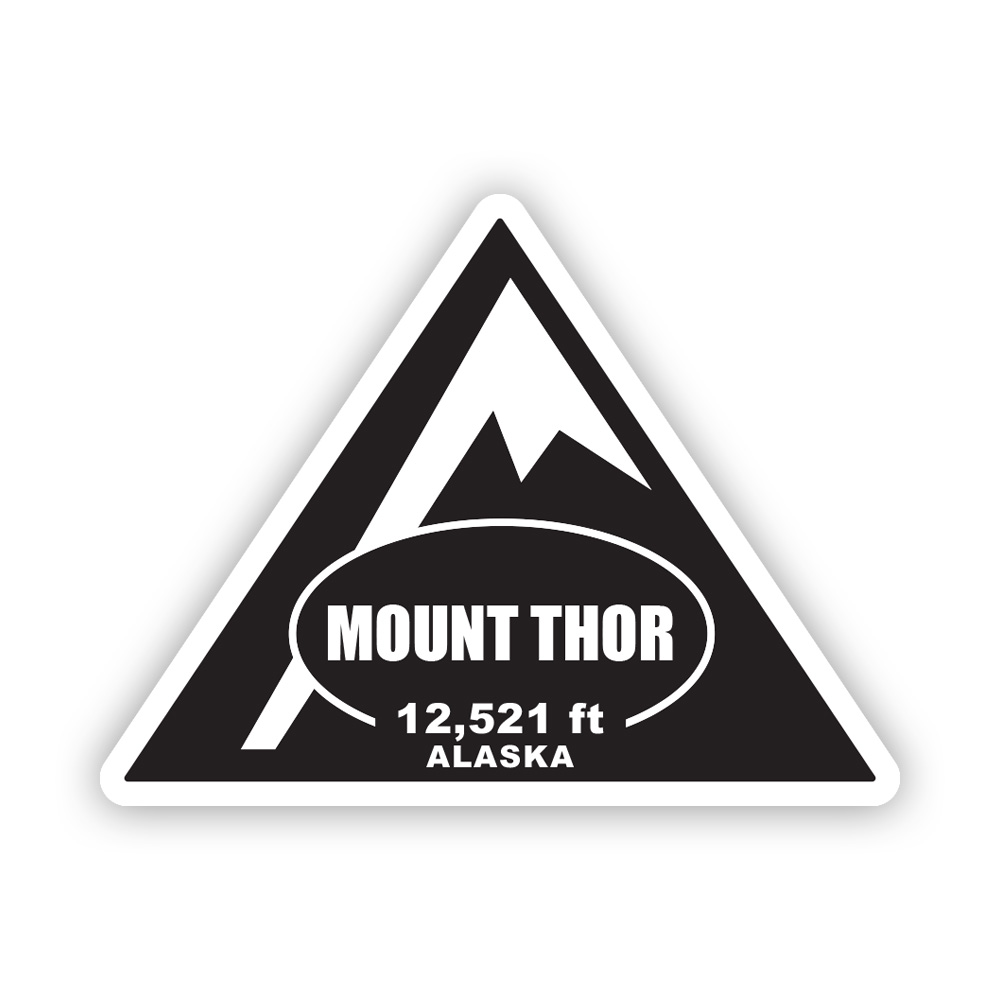 Mount Thor Sticker Decal - Self Adhesive Vinyl - Weatherproof - Made in ...