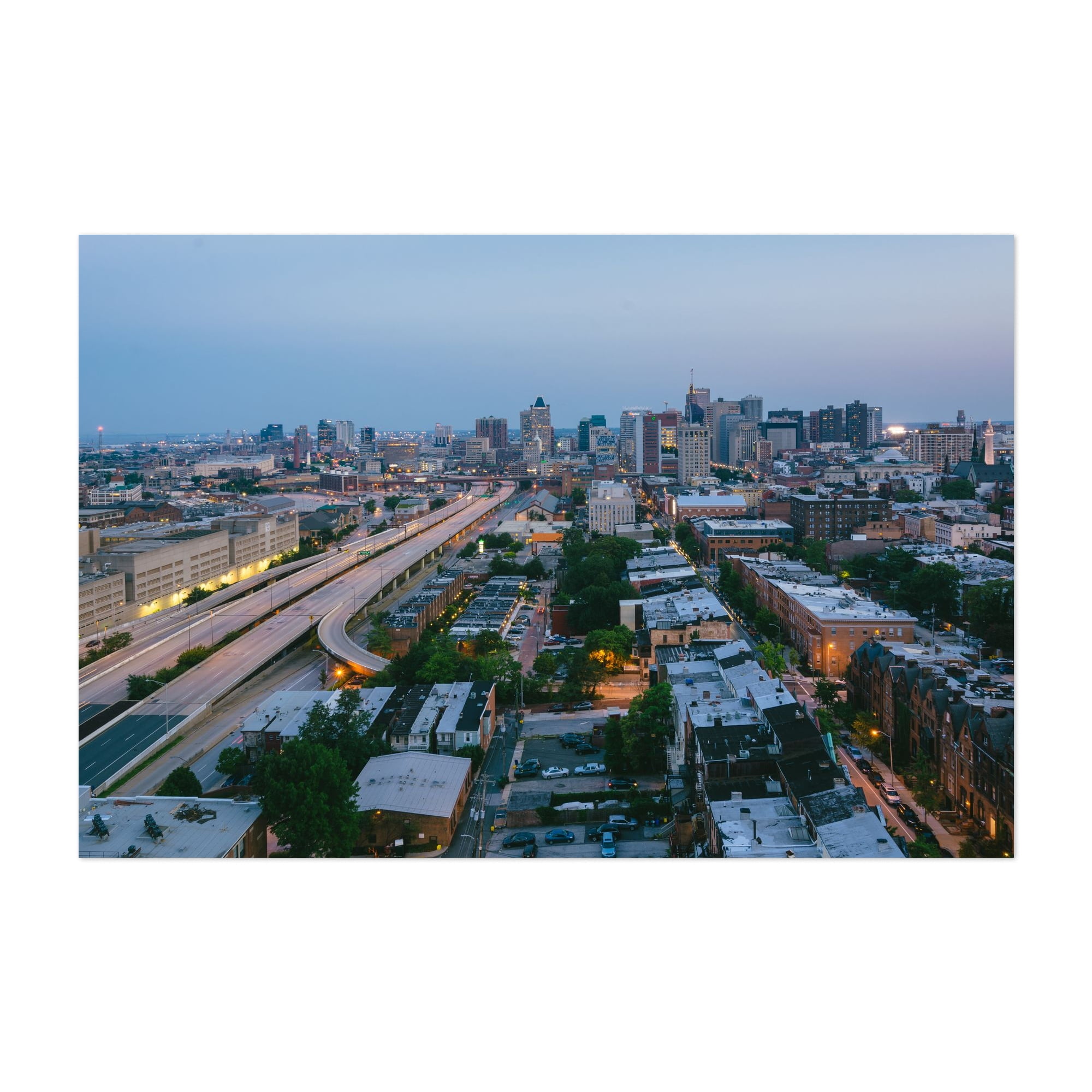 Mount Vernon & Downtown - Baltimore Maryland Photography Cityscape ...