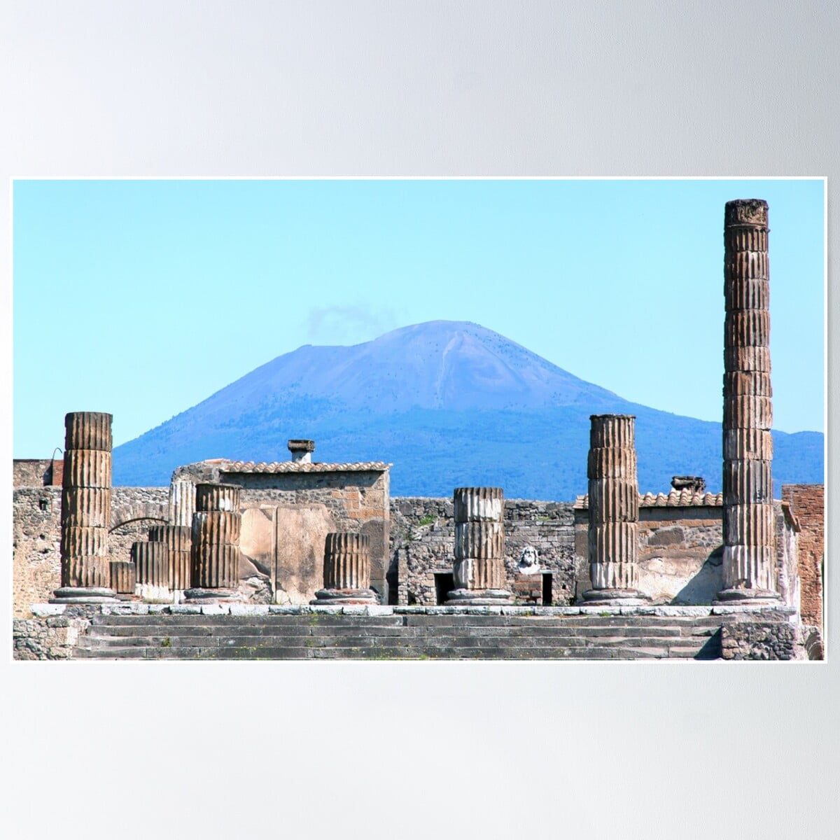 Mount Vesuvius Poster Wall Art, Modern Wall Decor For Living Room ...
